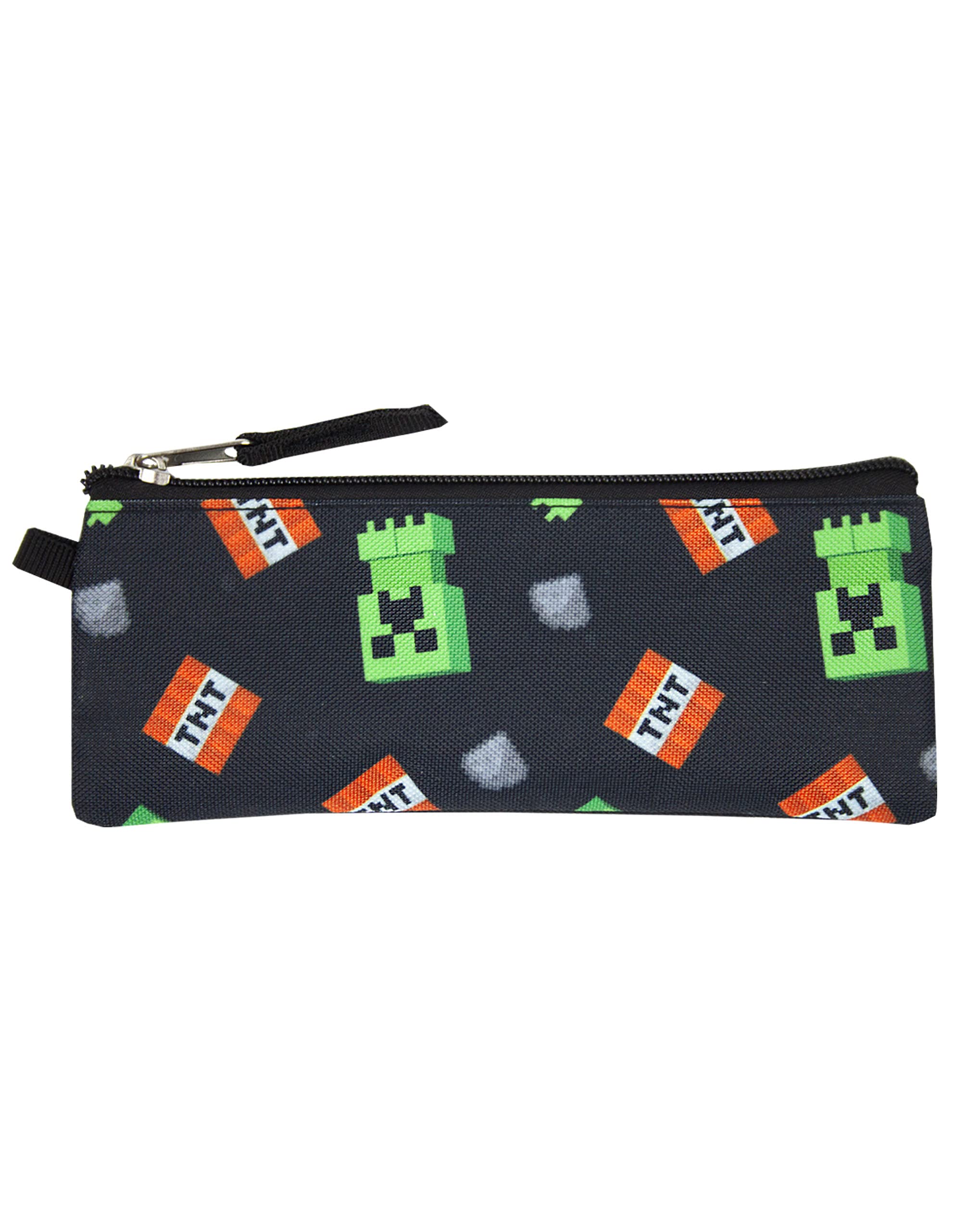 Minecraft Creeper Backpack TNT 5 Piece Set Lunch Box Pencil Case Bottle One Size