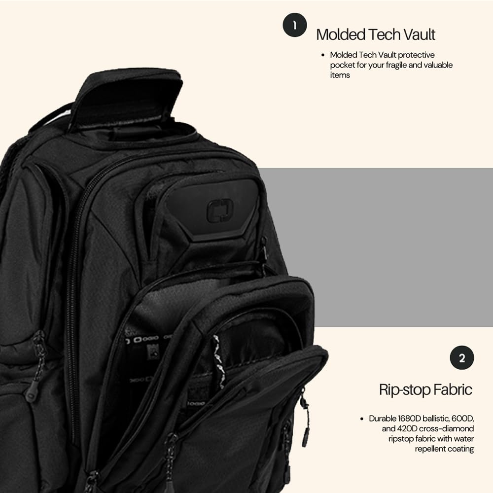 OGIO Renegade Pro Backpack, Navy, Medium
