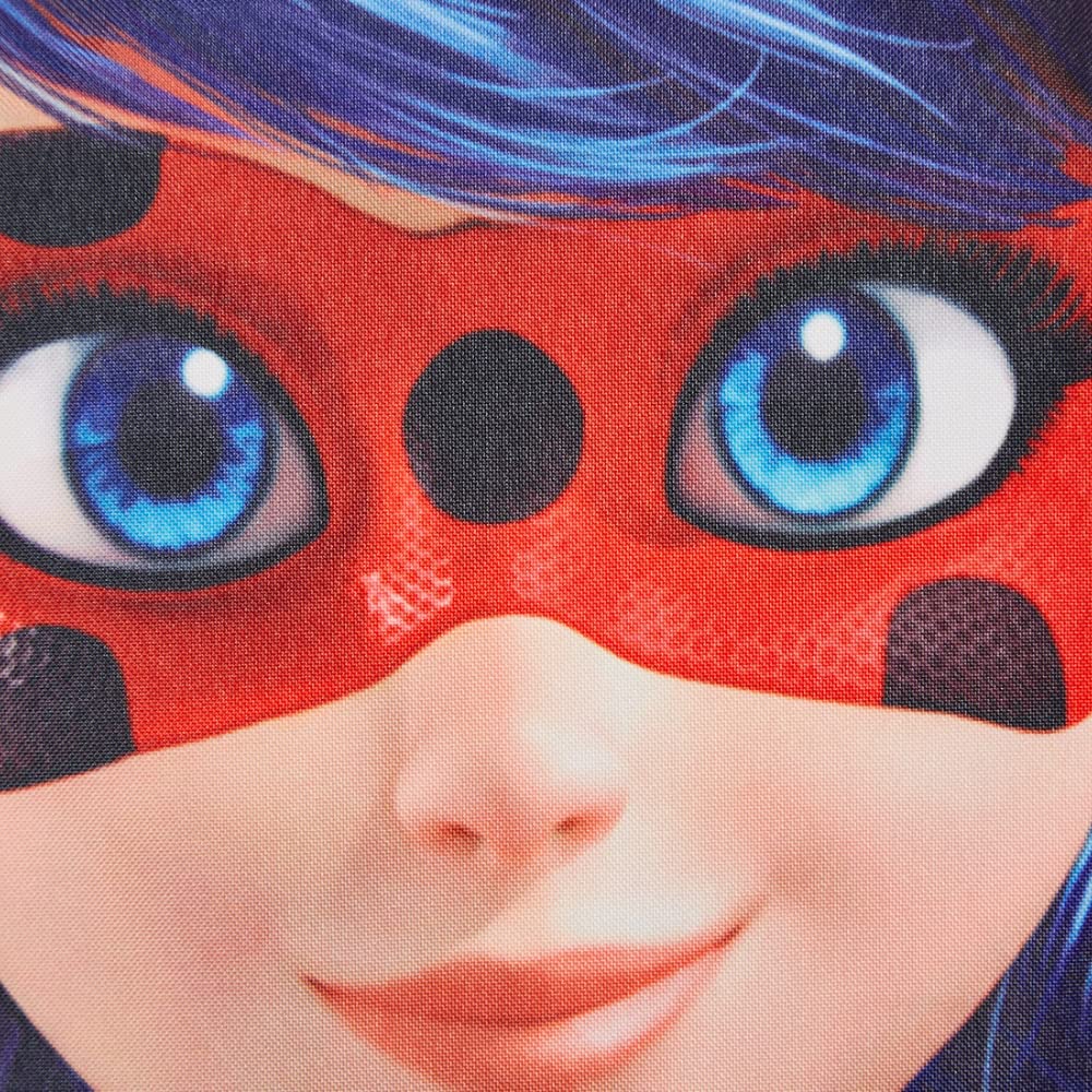 Miraculous Ladybug Backpack for Girls, 16 inch, Red