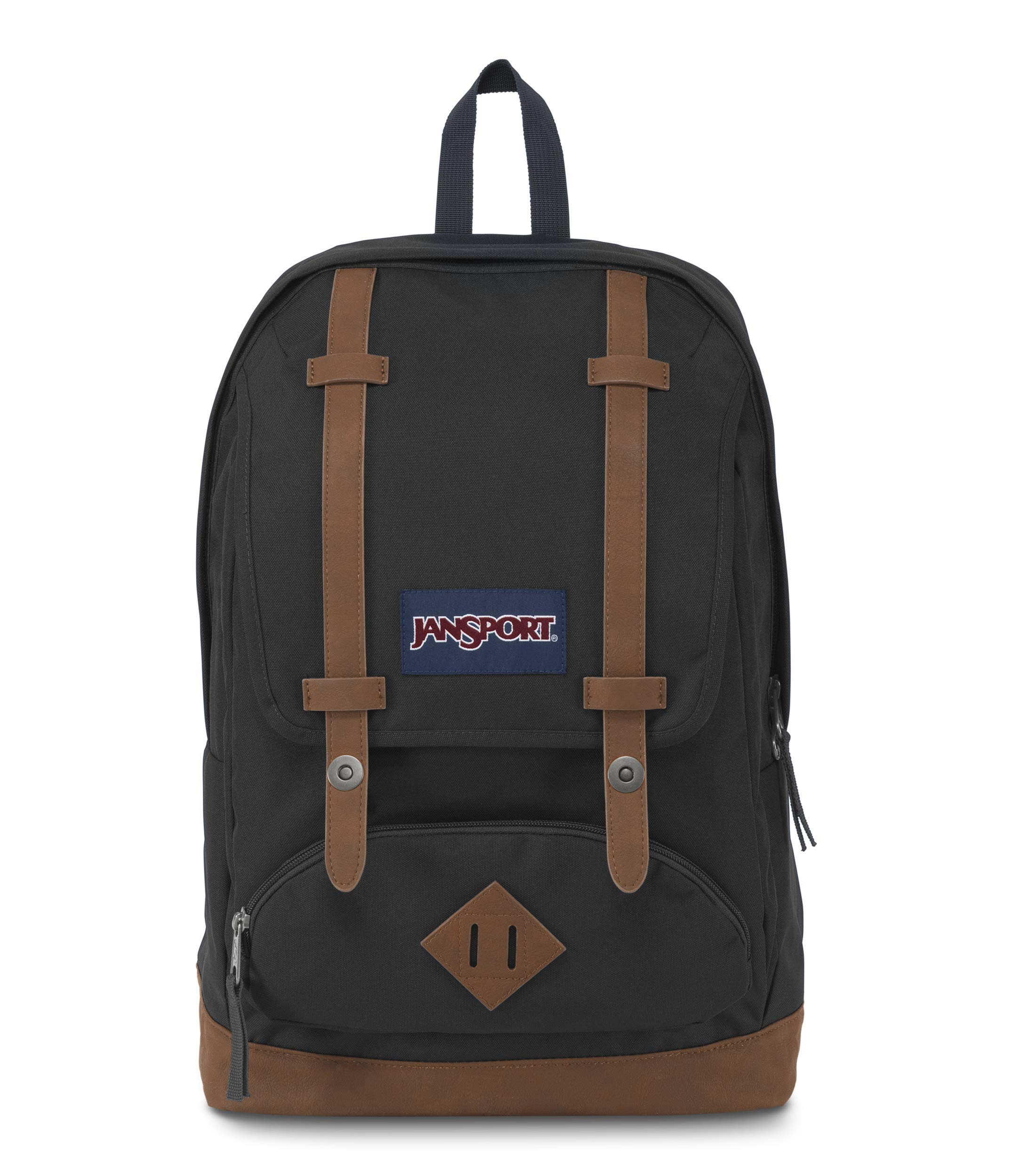 JanSport Cortlandt 15-inch Laptop Backpack-25 Liter School and Travel Pack, Black, One Size