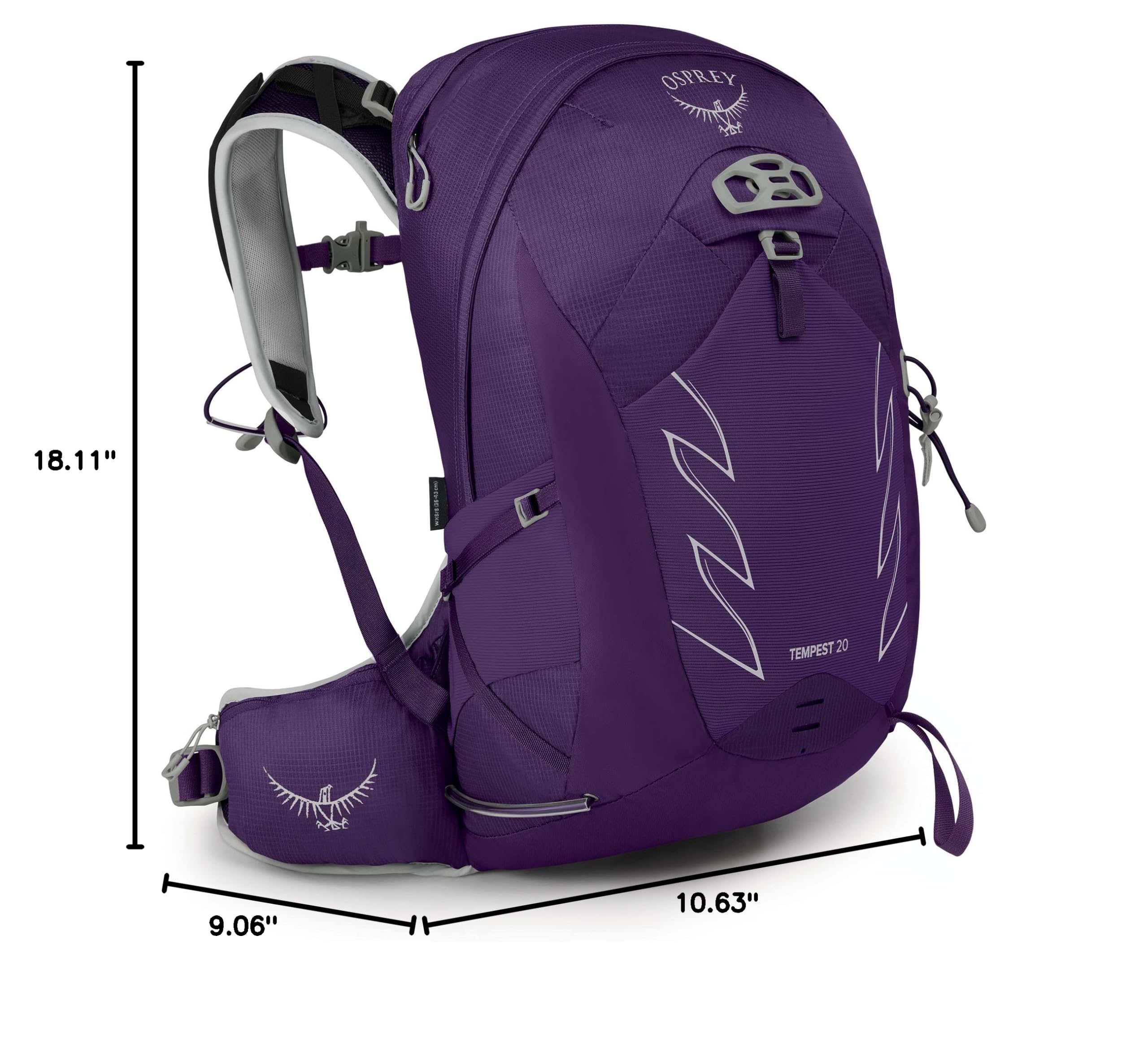Osprey Tempest 20 Women's Hiking Backpack , Violac Purple, X-Small/Small
