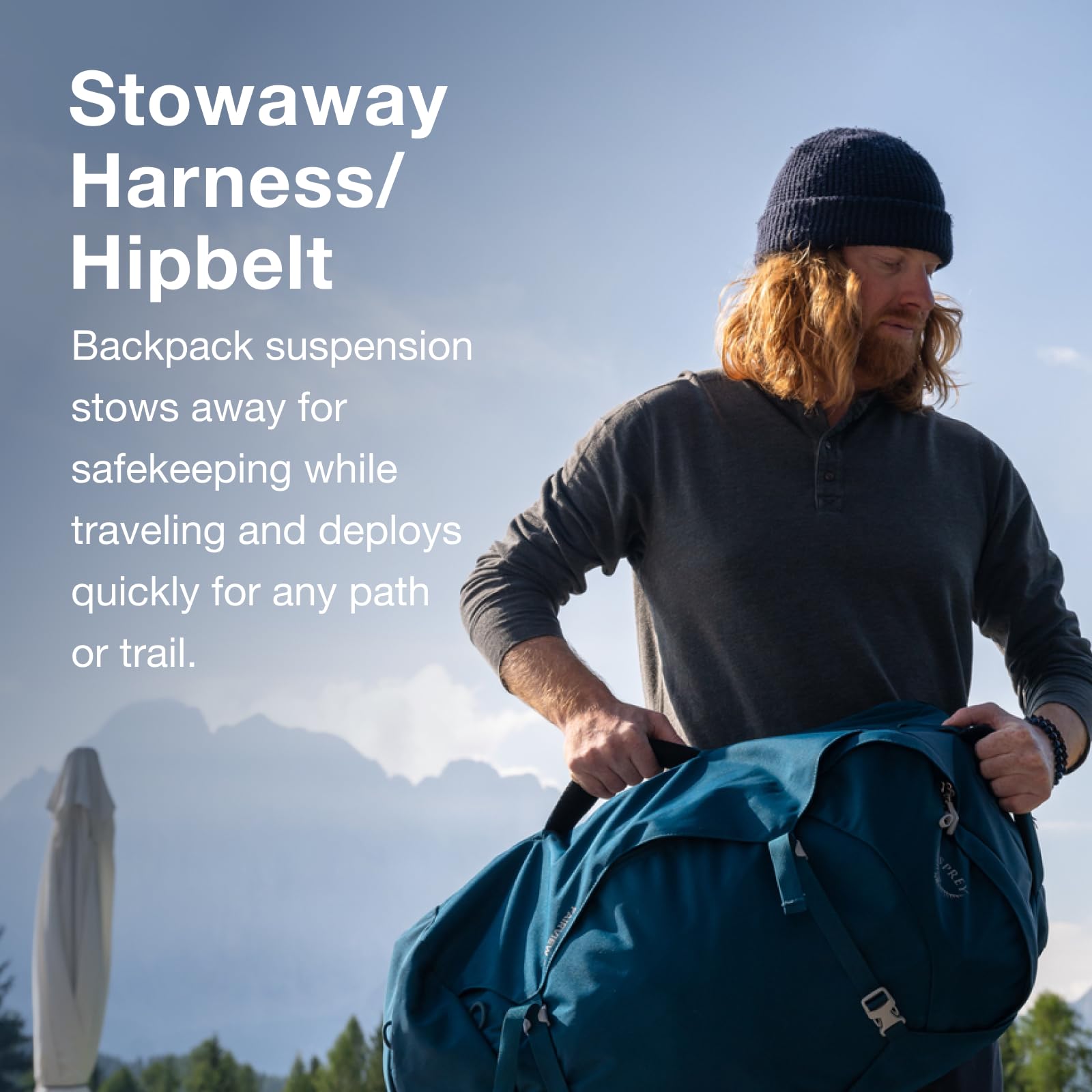 Osprey Farpoint 55 Travel Backpack, Multi, O/S