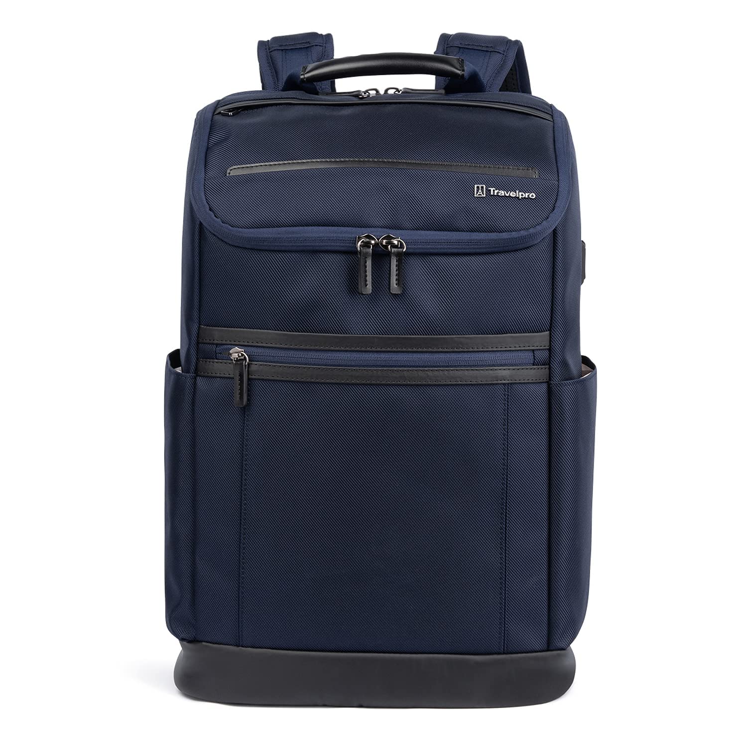 Travelpro Crew Executive Choice 3 Medium Top Load Backpack fits up to 15.6 Laptops and Tablets, USB A and C Ports, Men and Women, Patriot Blue