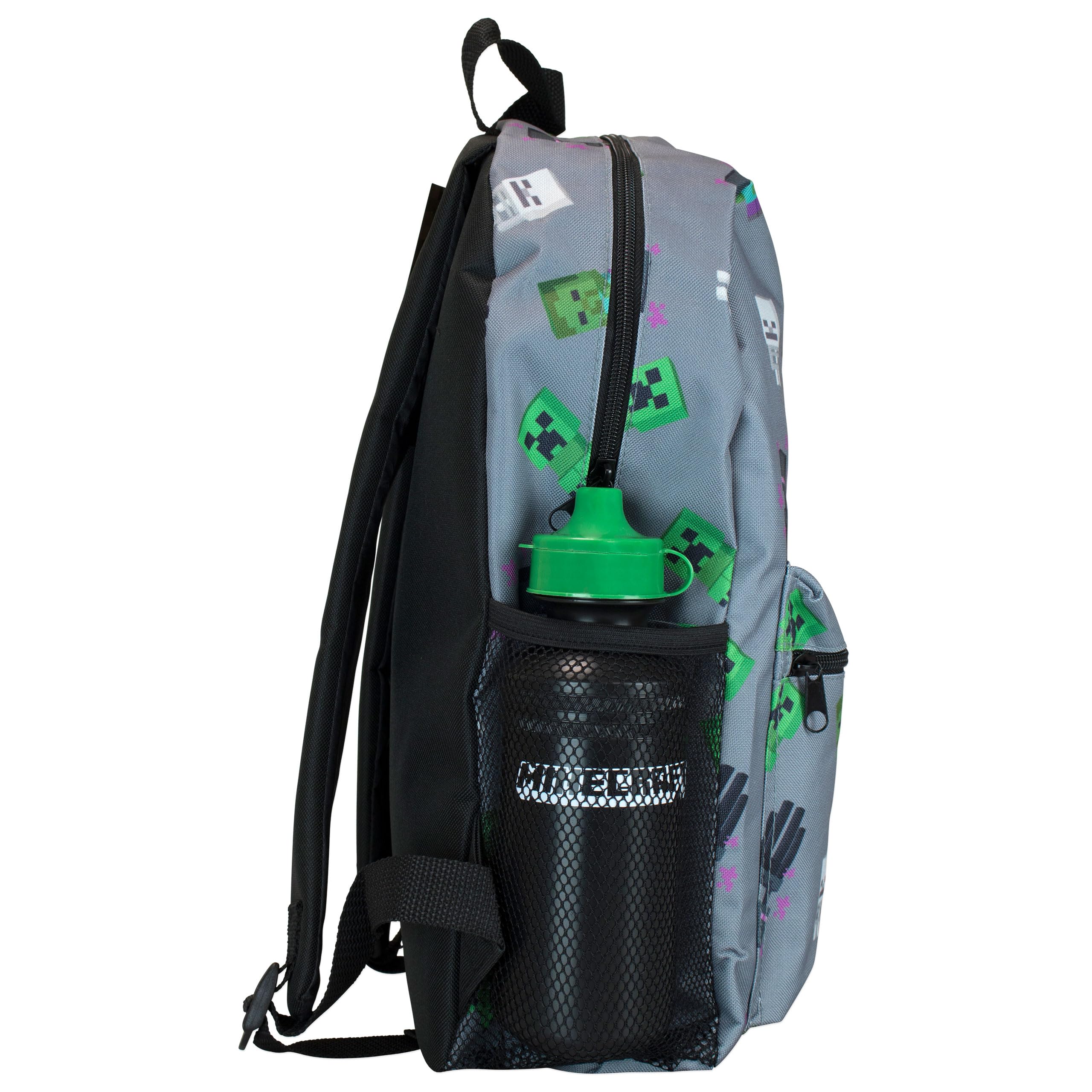Minecraft Kids Minecraft Backpack 4 Piece Set