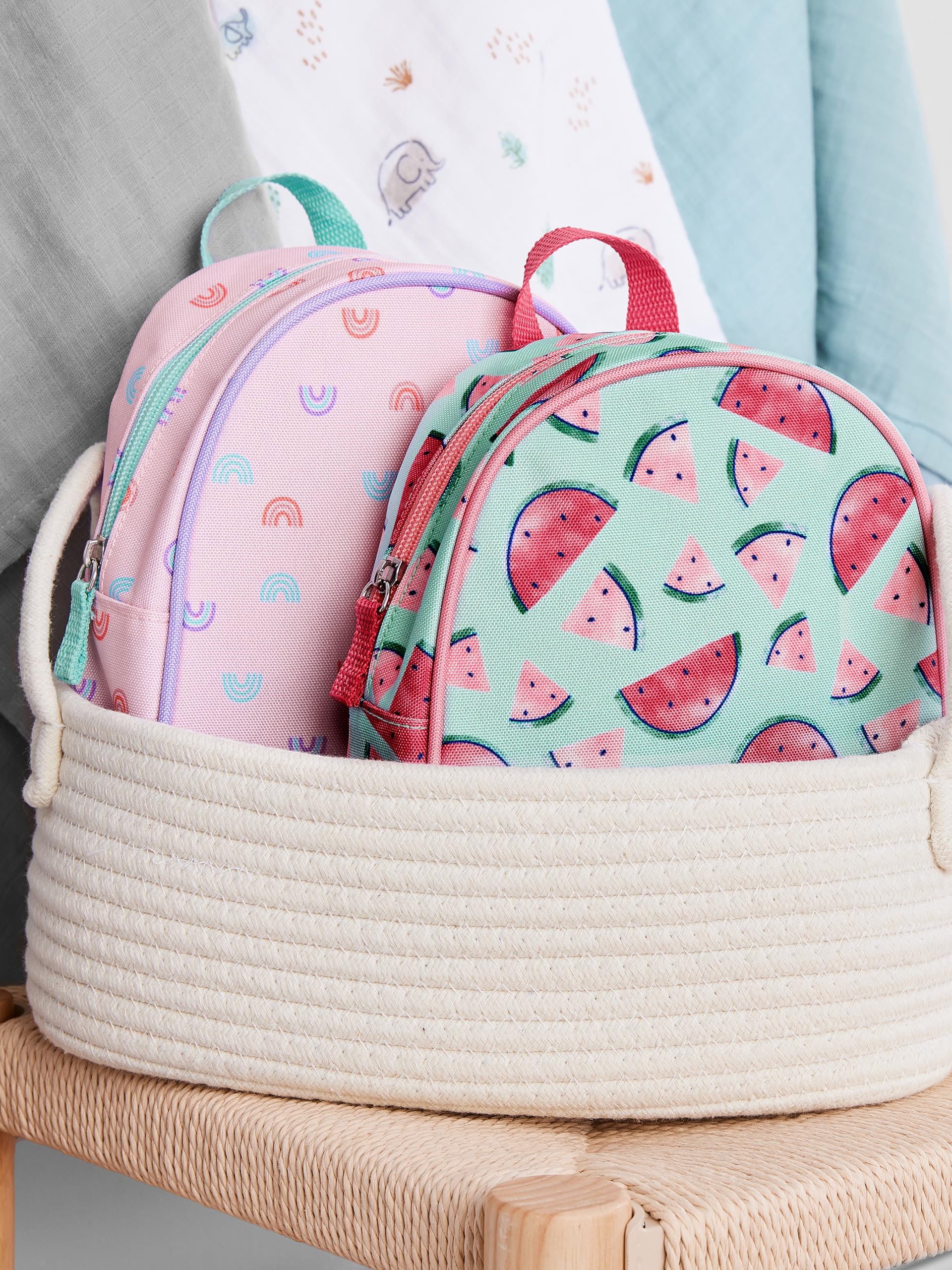 Simple Joys by Carter's Mini Backpack, Pink, Rainbow, One Size
