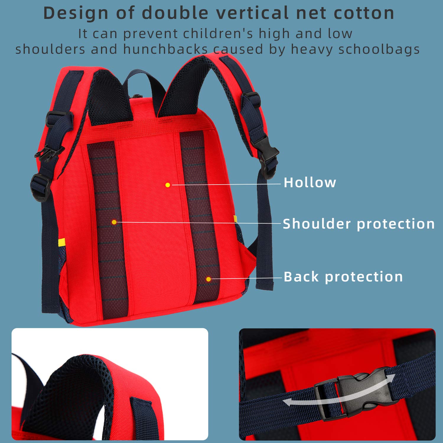 willikiva Car Dinosaur Kids Toddler Backpack for Boys and Girls Children Waterproof Preschool Bag(Bus)