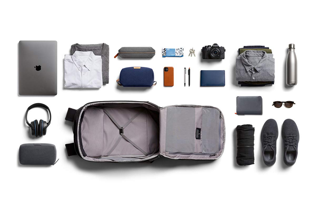 Bellroy Transit Backpack Plus (Travel Backpack, 38L, Fits 15" Laptop) - Black