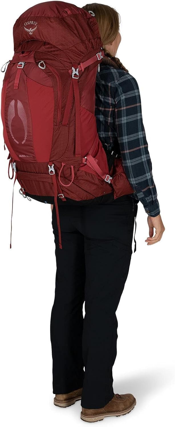 Osprey Aura AG 65 Women's Backpacking Backpack, Enchantment Purple, X-Small/Small