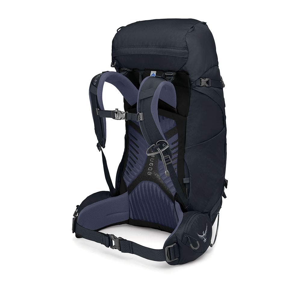 Osprey Kyte 46 Women's Backpacking Backpack, Siren Grey, Small/Medium