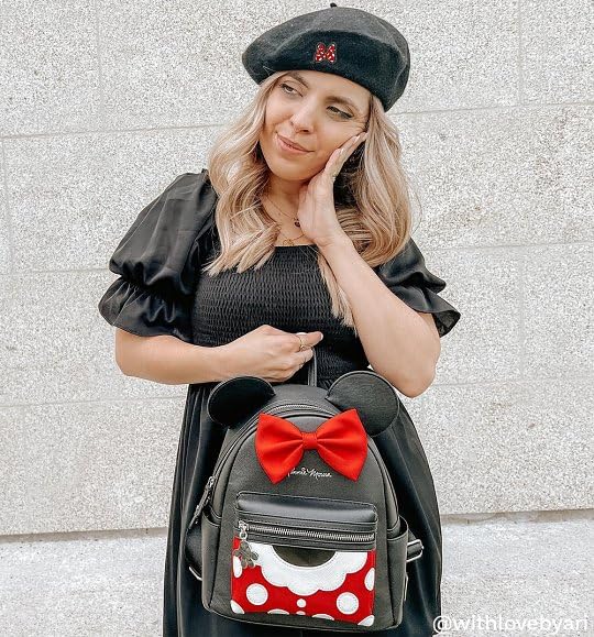 Loungefly X Disney LASR Exclusive Minnie Mouse Dress Mini Backpack