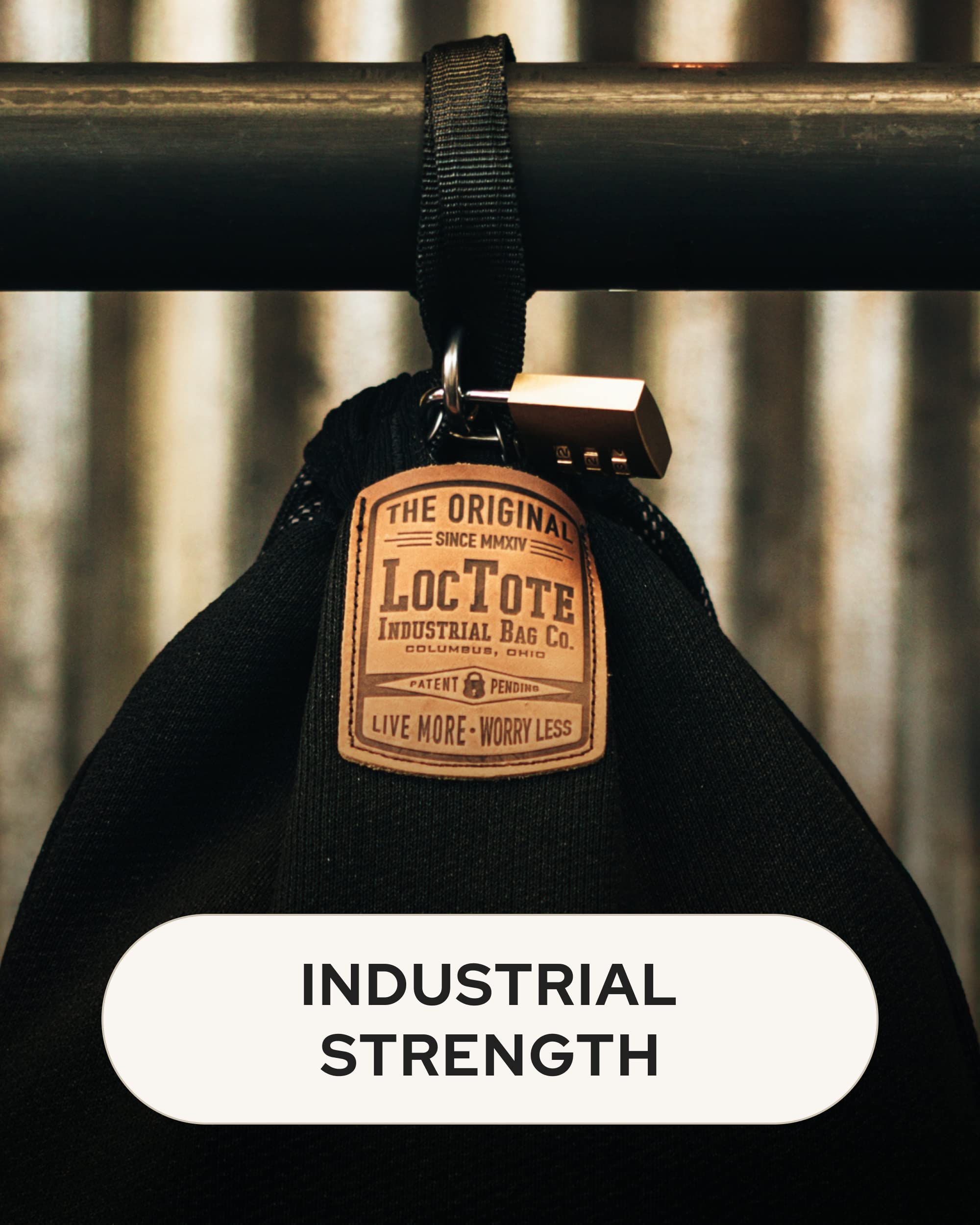 LOCTOTE Flak Sack Ⅱ - Anti Theft Backpack | Cut-Resistant Bag with Steel Locking Strap and Lock | Men’s and Women’s Travel Backpack | Safe Travel Bag | Anti-Theft Purse | RFID Blocking