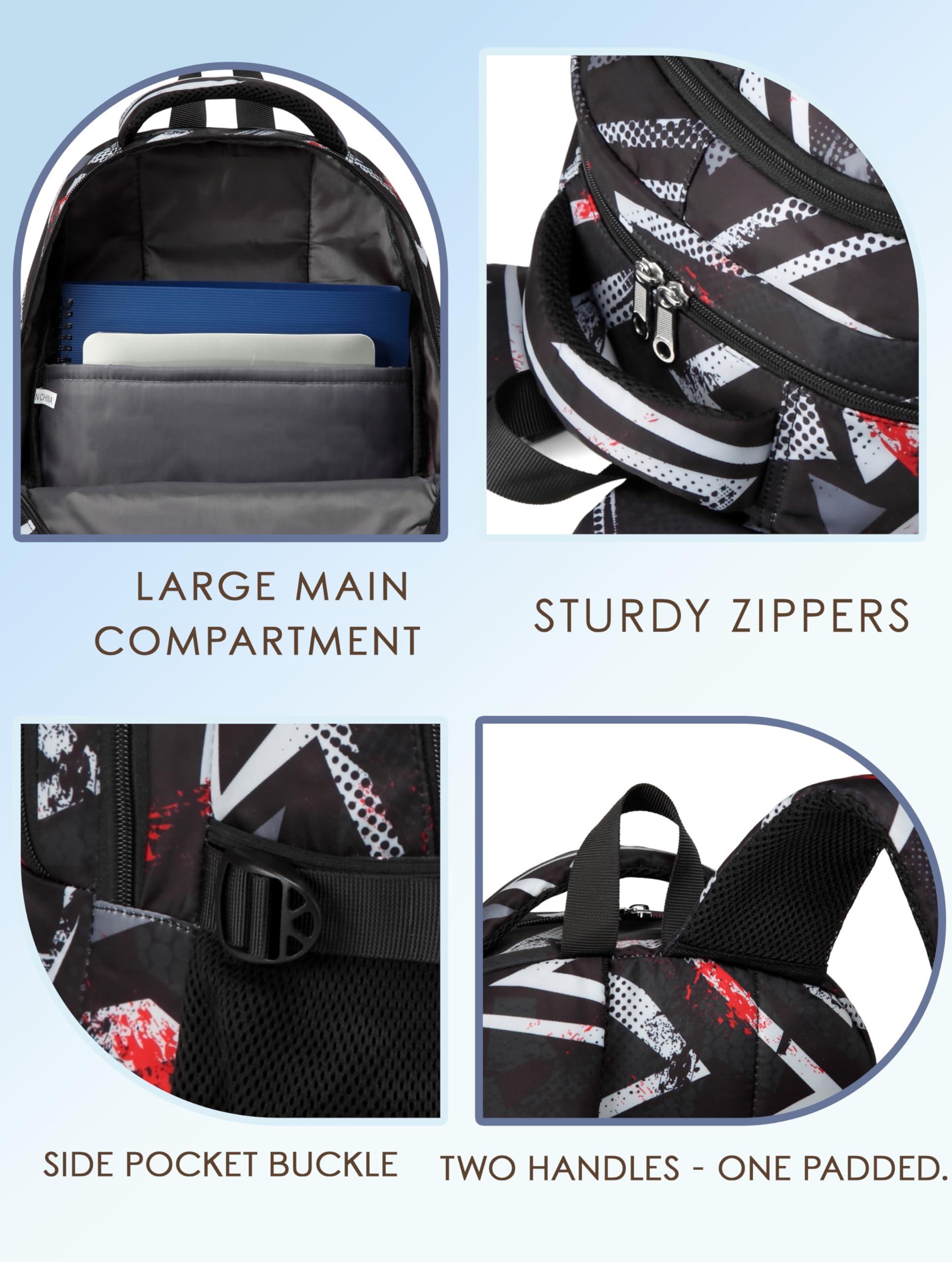 BLUEFAIRY Boys Backpacks for Teenage Kids Elementary School Bags Sturdy Middle School Bookbags Lightweight Waterproof Presents Gift Age 5-10