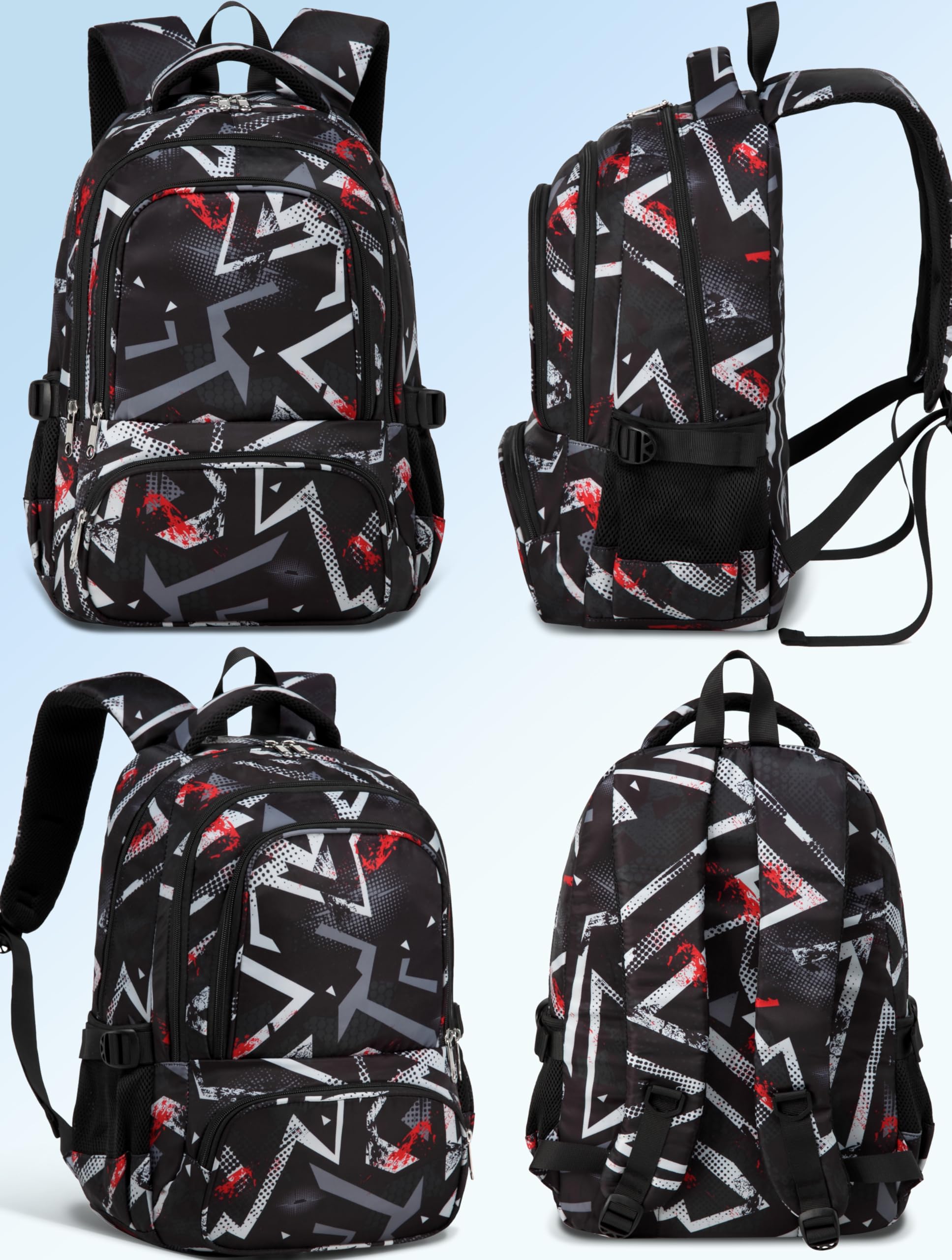 BLUEFAIRY Boys Backpacks for Teenage Kids Elementary School Bags Sturdy Middle School Bookbags Lightweight Waterproof Presents Gift Age 5-10