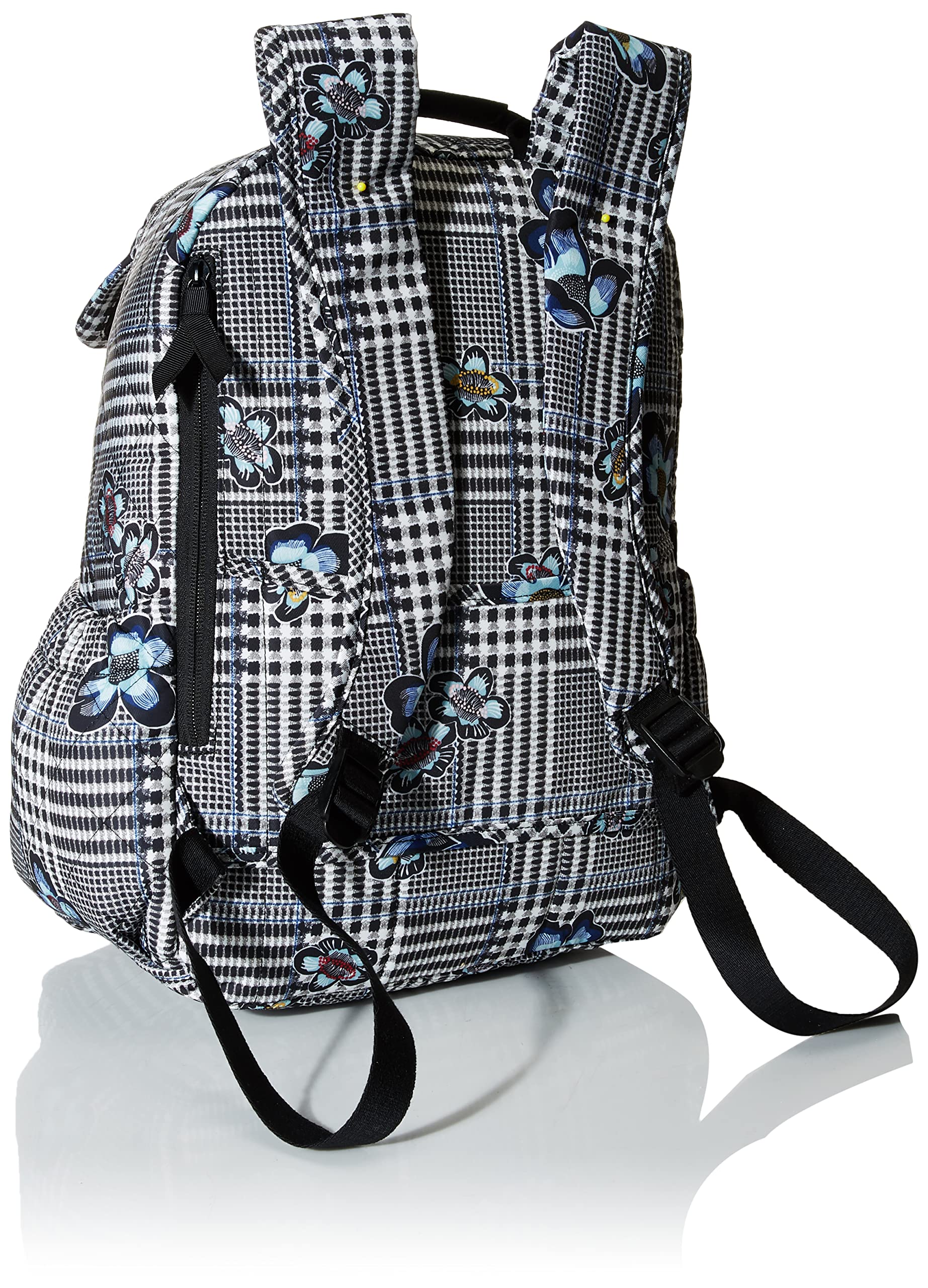 Vera Bradley Performance Twill Backpack Baby Diaper Bag, Black,One Size