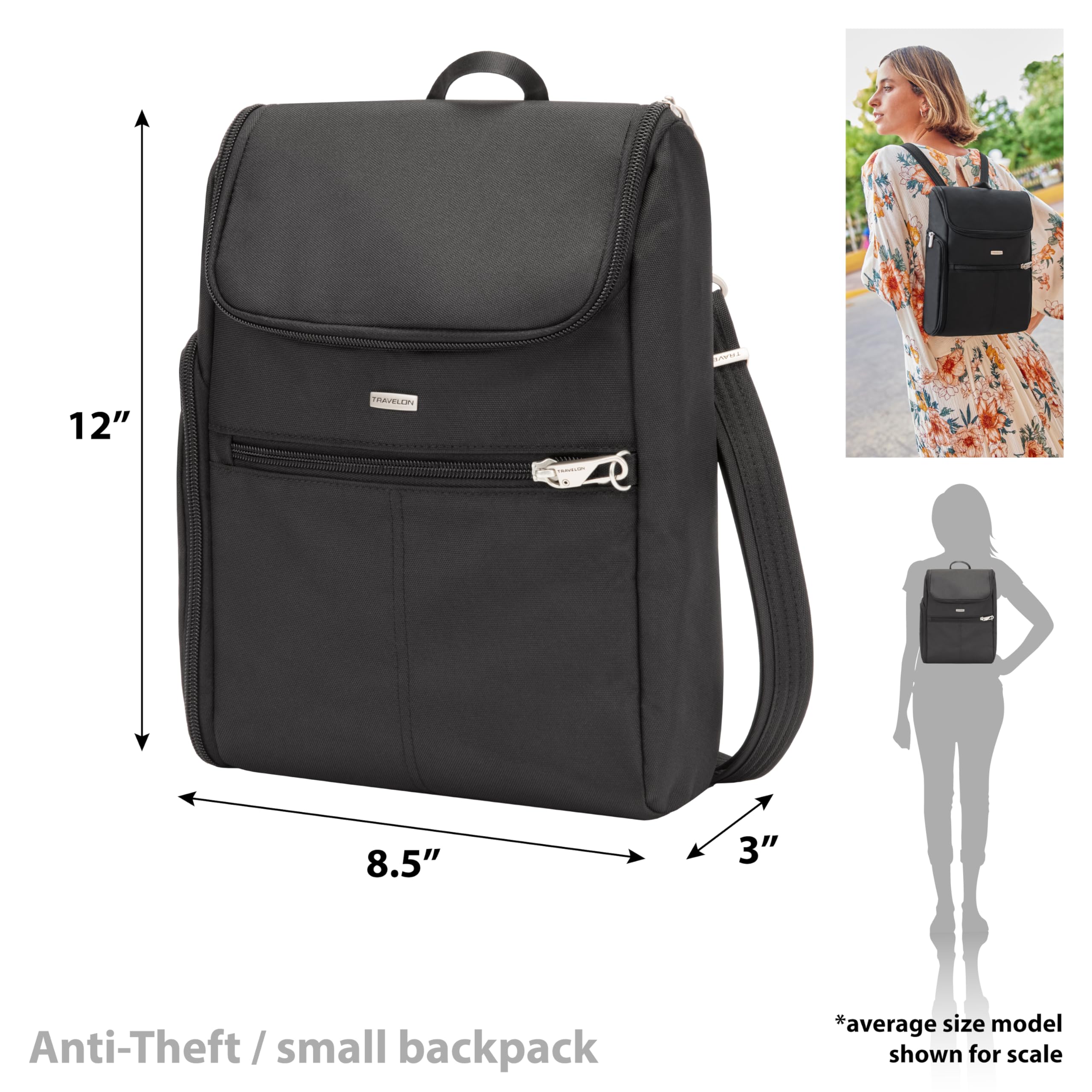 Anti-Theft - Classic Small Convertible Backpack