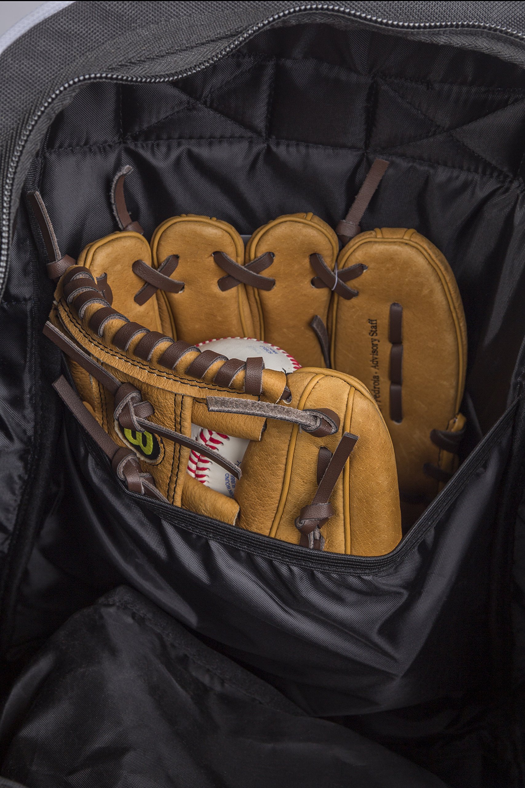 DashSport Baseball Bag Softball Backpack Bat Bag | T-Ball Equipment and Softball Bag | Bat Pack (Black)