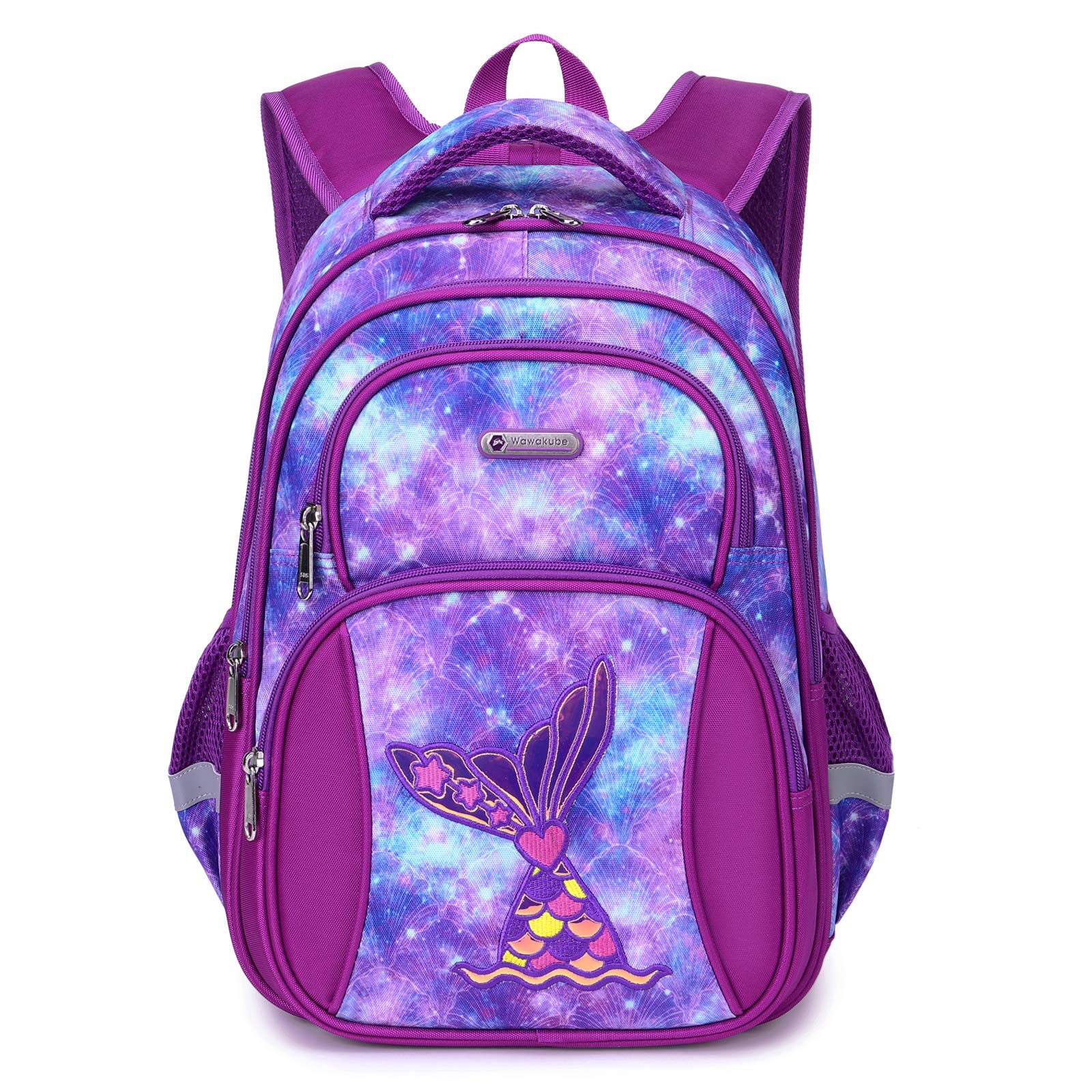 Kids Backpack for Girls Preschool Elementary Kindergarten Mermaid School Bag 15.6″ Multifunctional Cute Large Capacity