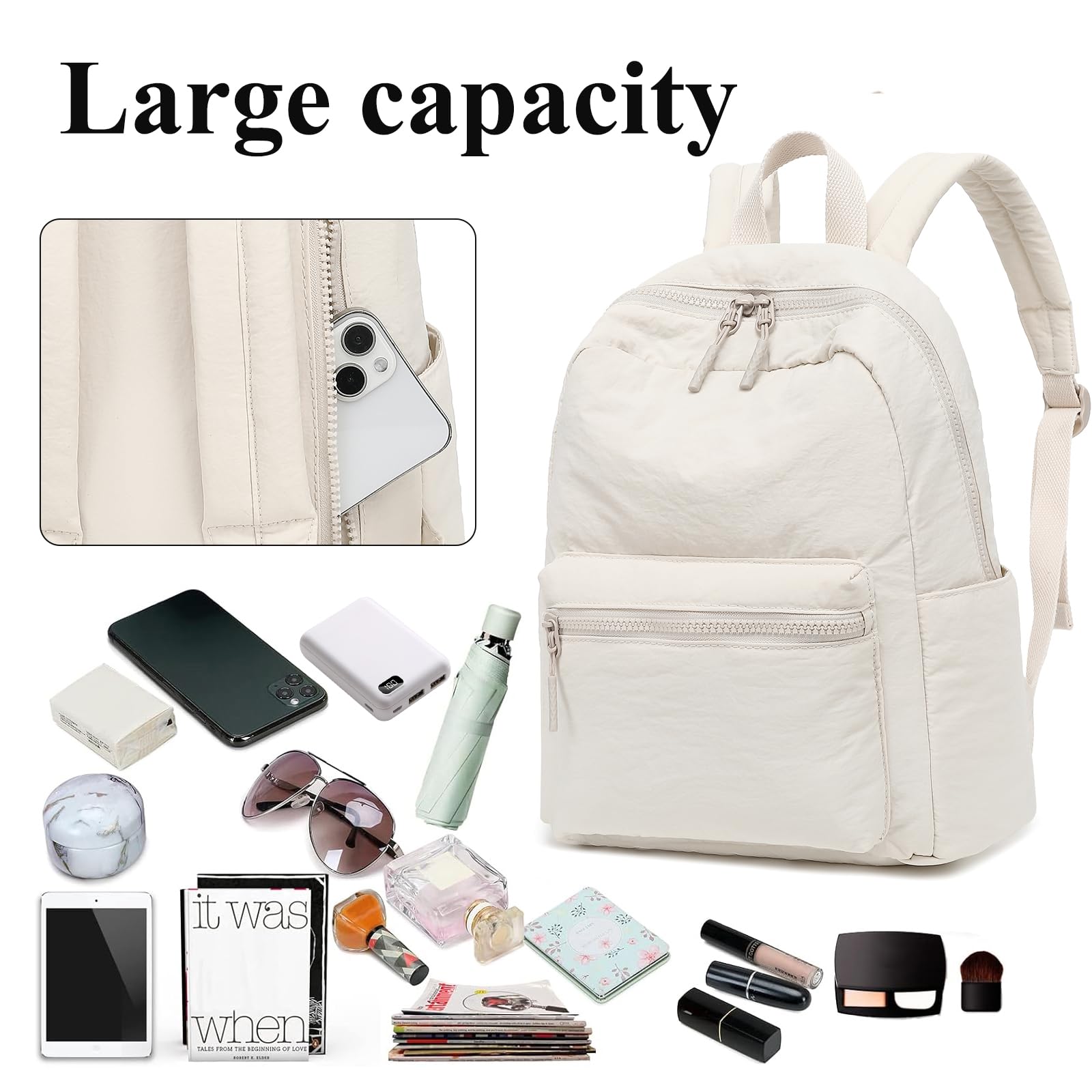 LEDAOU Mini Backpack Girls Cute Small Backpack Purse for Women Teens Kids School Travel Shoulder Purse Bag (Black Sunflower)