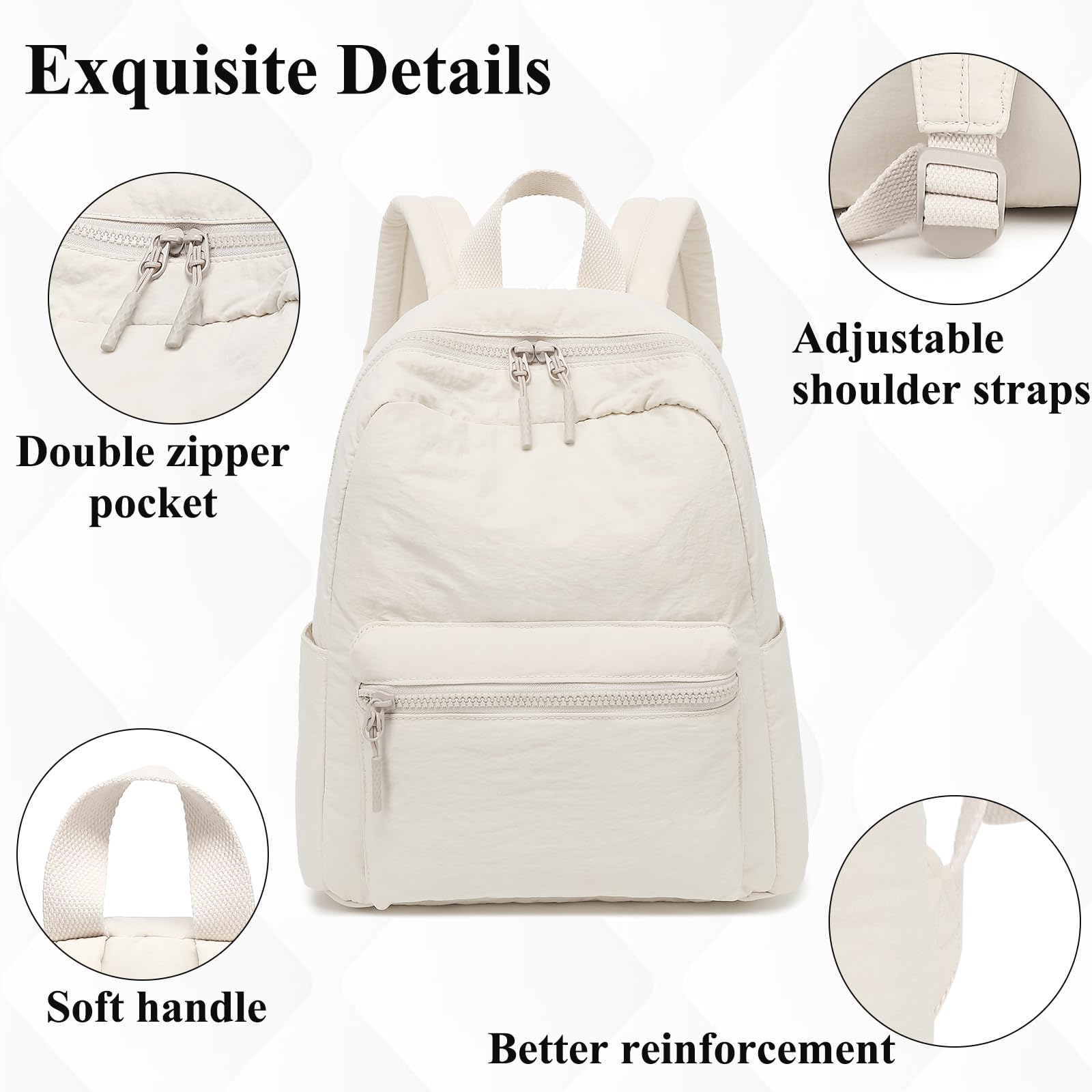 LEDAOU Mini Backpack Girls Cute Small Backpack Purse for Women Teens Kids School Travel Shoulder Purse Bag (Black Sunflower)