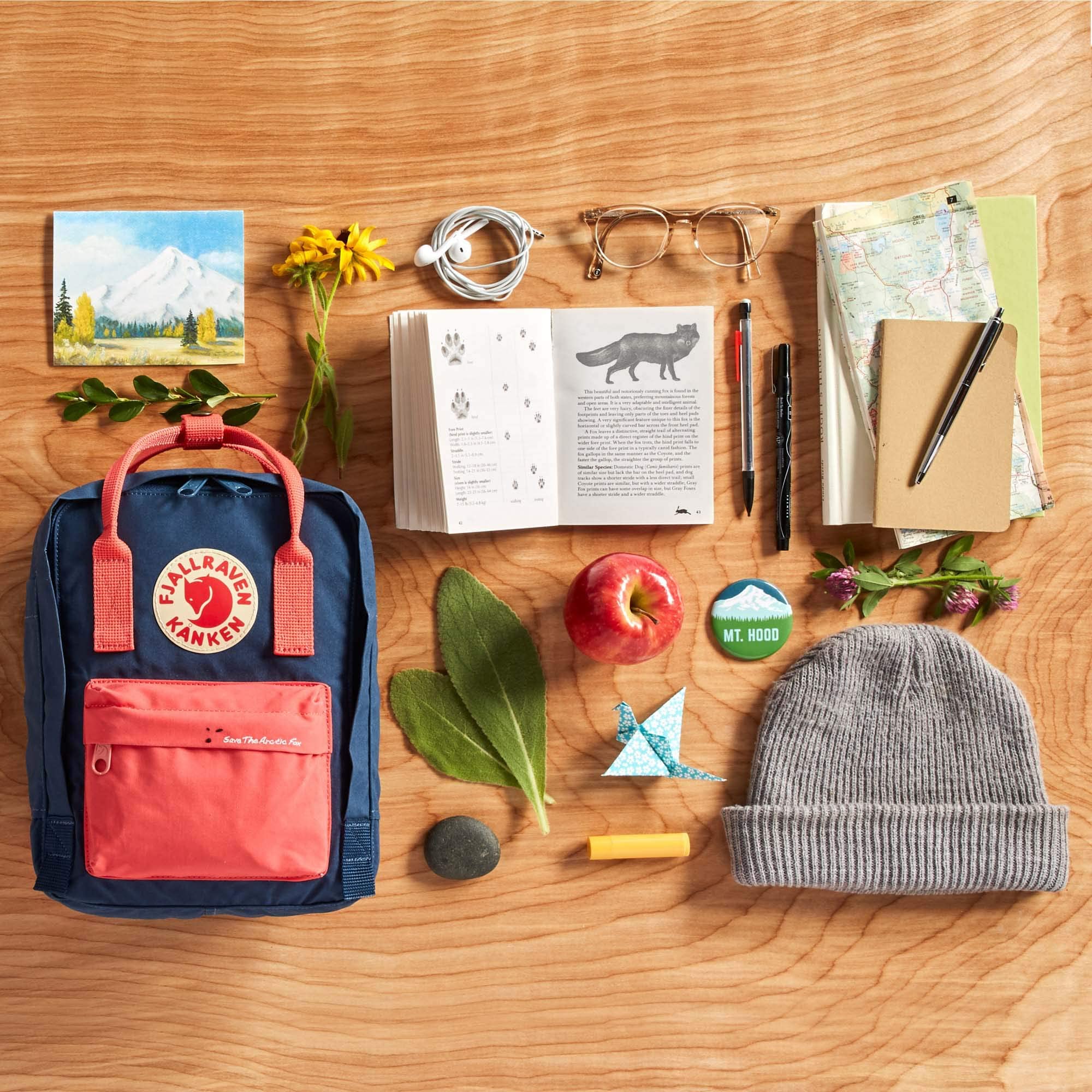 Fjallraven, Kanken Mini Classic Backpack for Everyday, Sky Blue