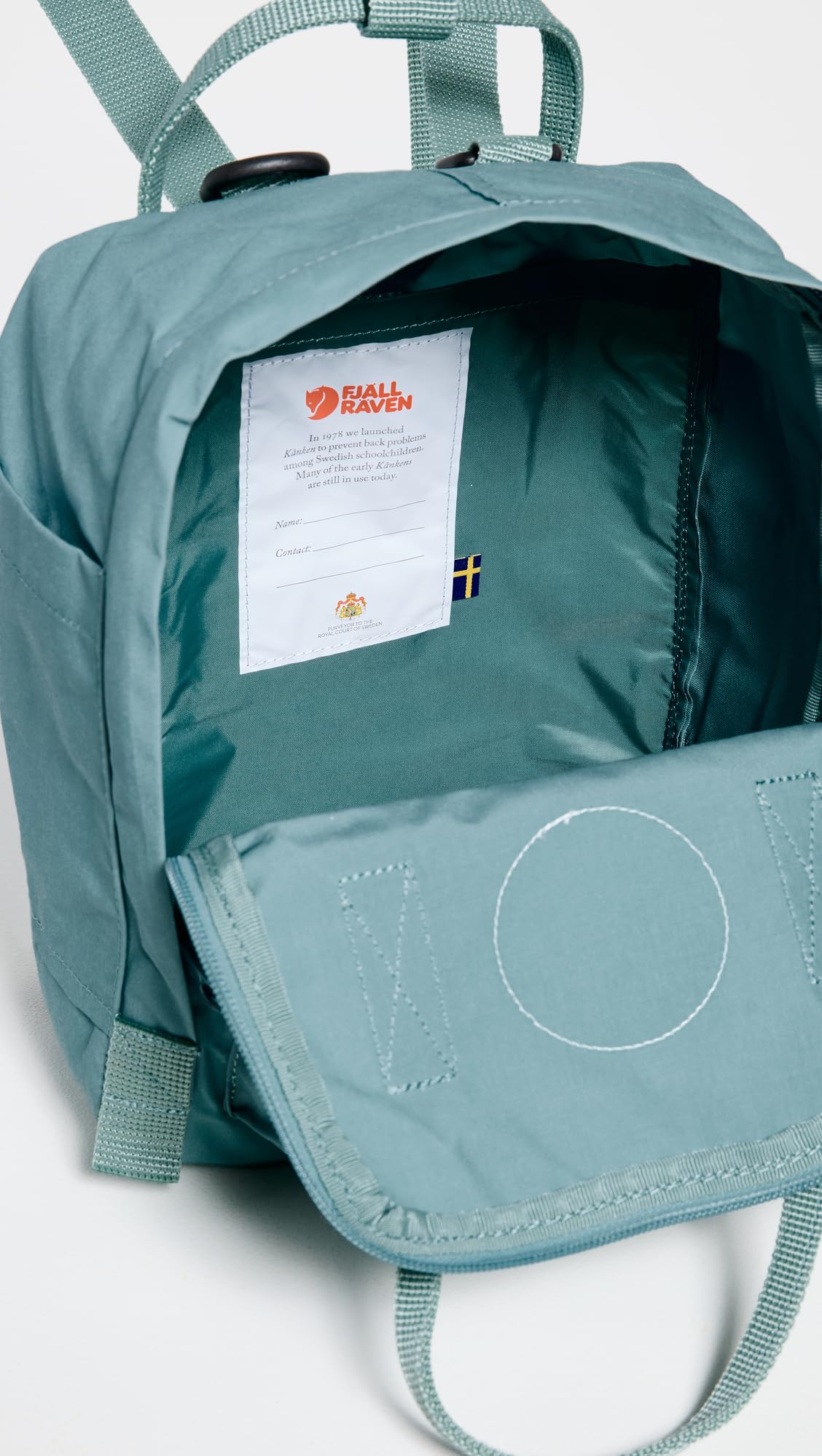 Fjallraven, Kanken Mini Classic Backpack for Everyday, Sky Blue