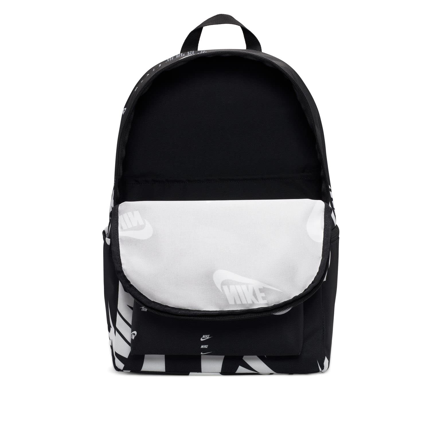 Nike Heritage 2.0 AOP Backpack DQ5956-010 BLACK/BLACK/UNIVERSITY RED, One Size