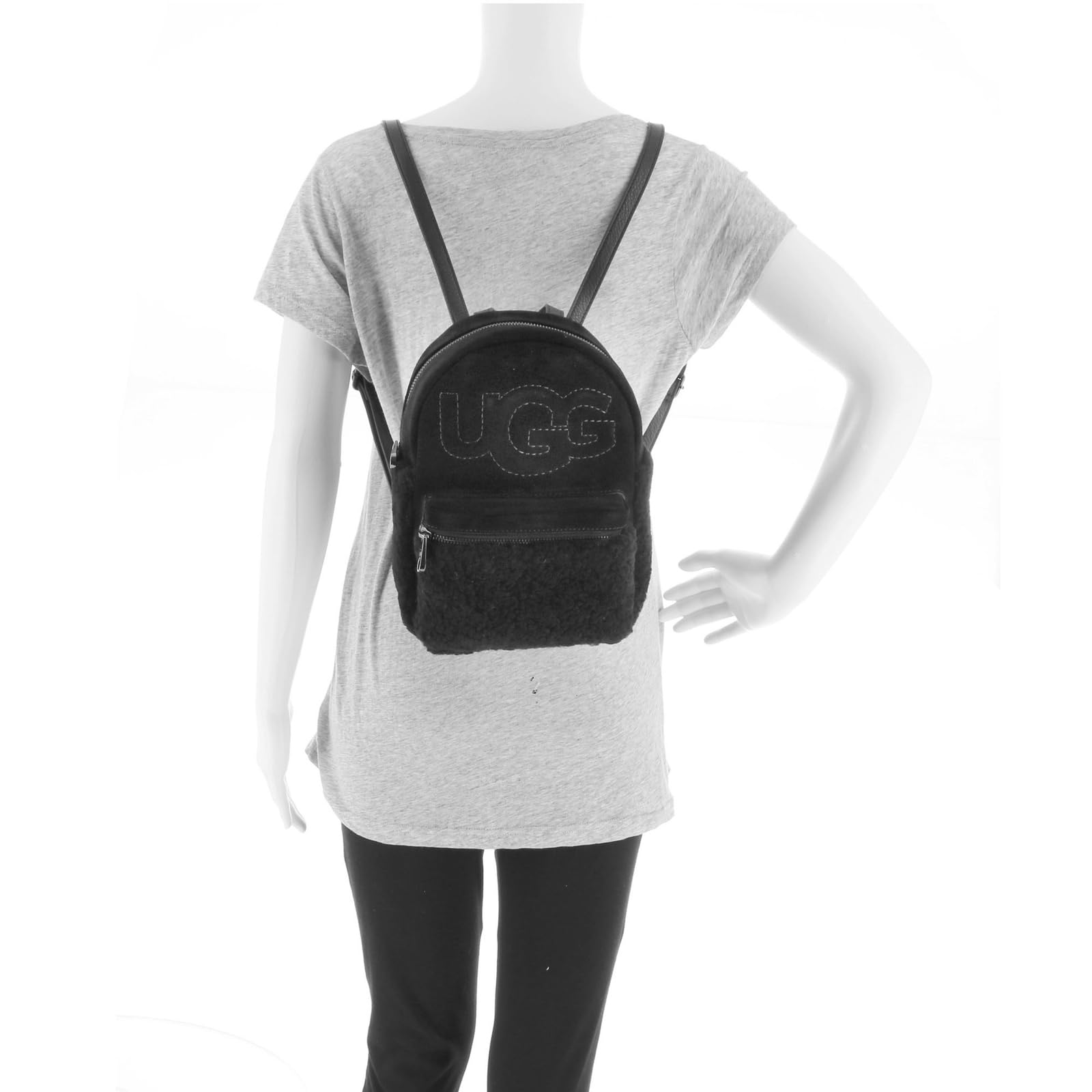 UGG Women's Dannie II Mini Backpack Sheepskin, Chestnut, Small