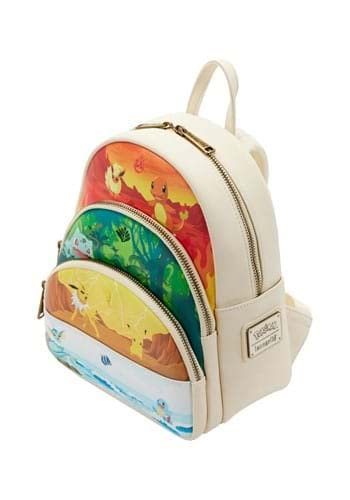 Pokemon Elements Triple Pocket Mini Backpack