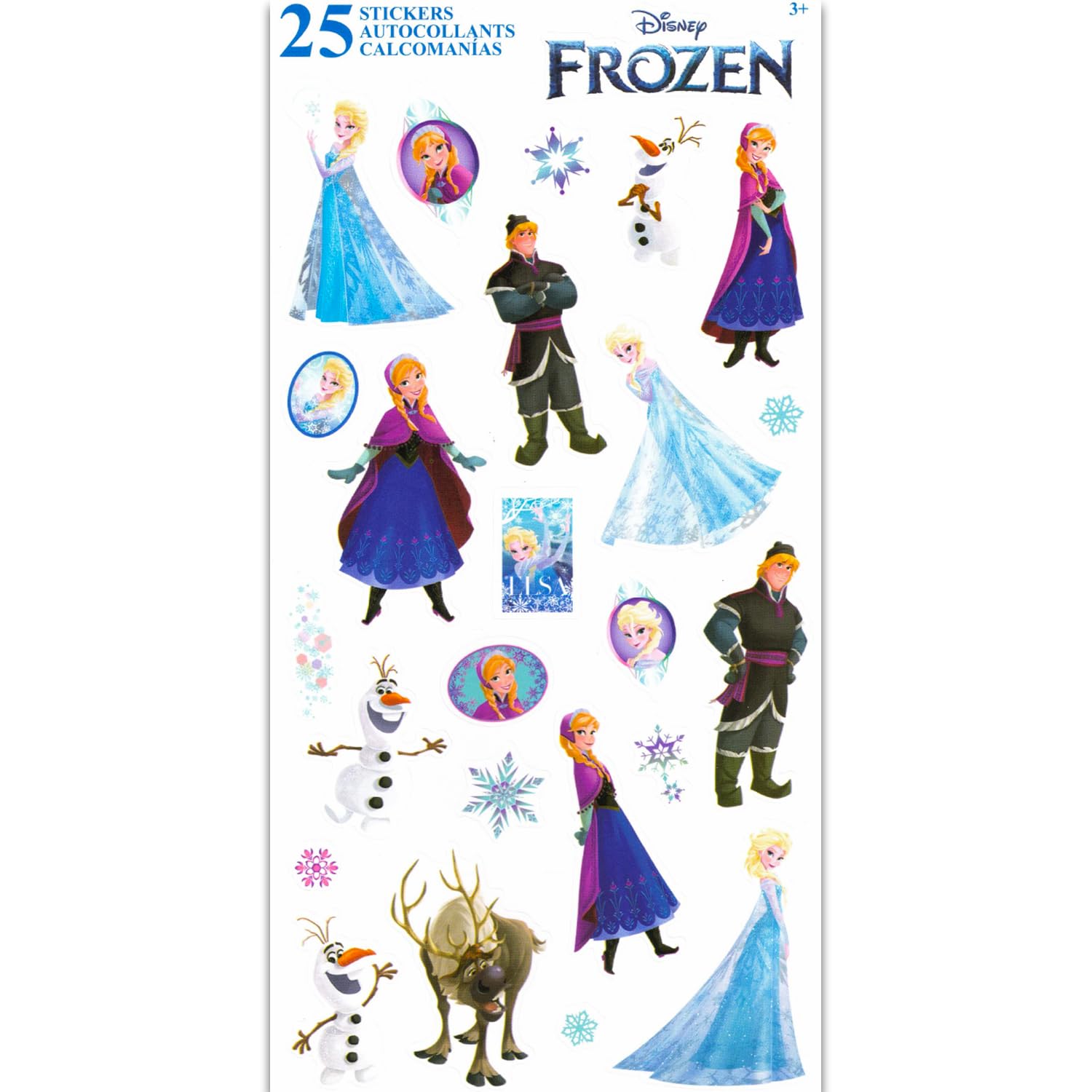 Disney Frozen Mini Backpack and Lunch Box Bundle with Stickers, 11" (Frozen Preschool Toddler Set)