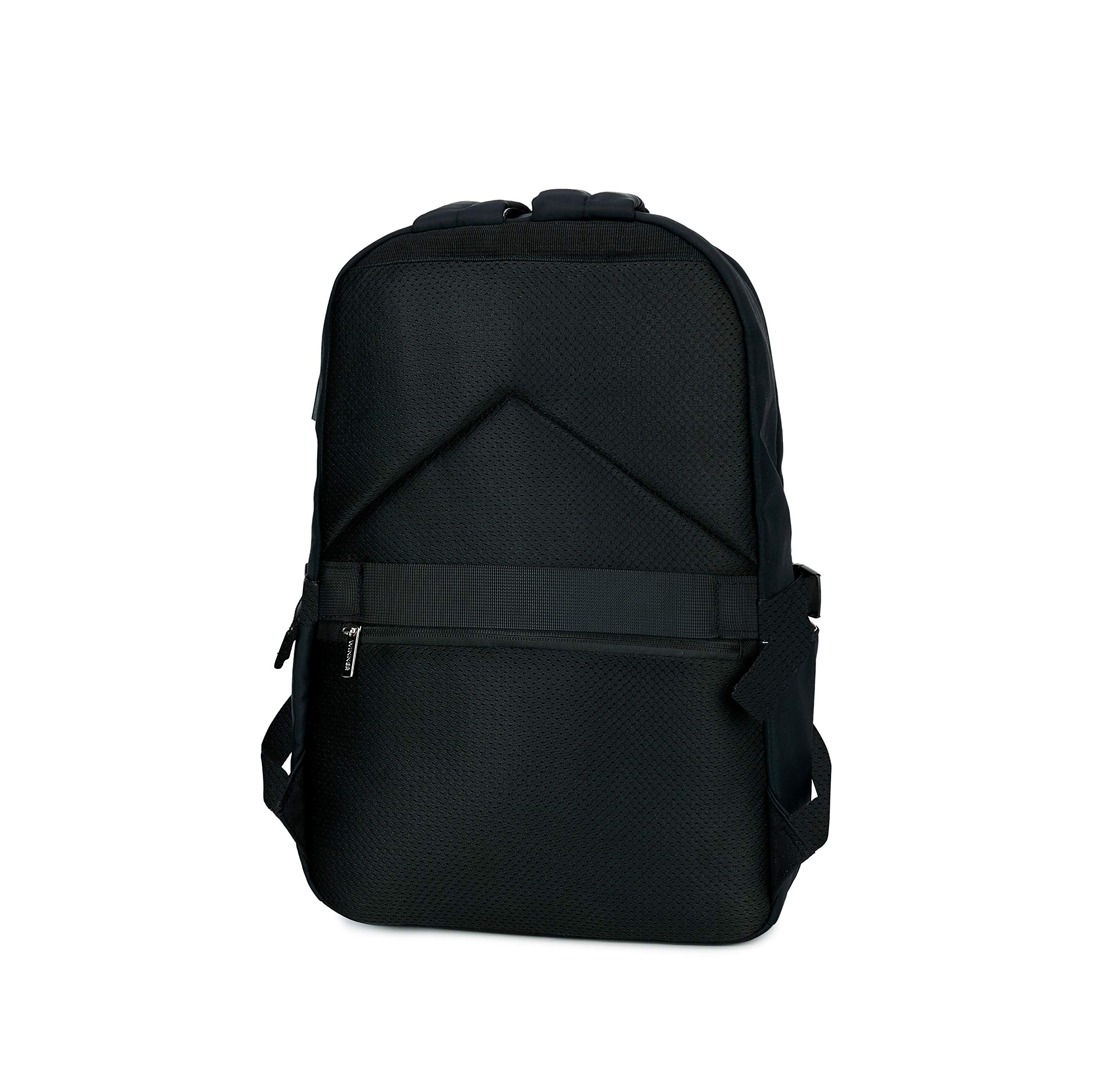 Joymoze Classic Backpack for Women Stylish School Backpack for Teen Girl Black with Chain