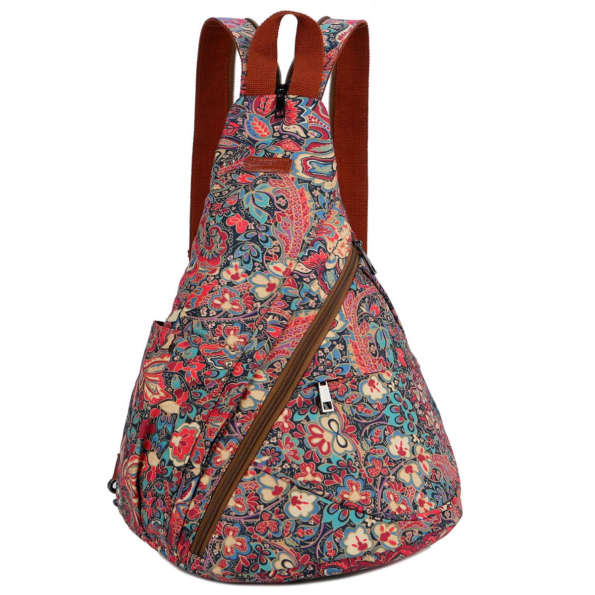 Baosha Women's Colorful Sling Bag Crossbody Backpack Shoulder Casual Daypack Outdoor Travel Hiking XB-10 (HS, Dual Shoulder)