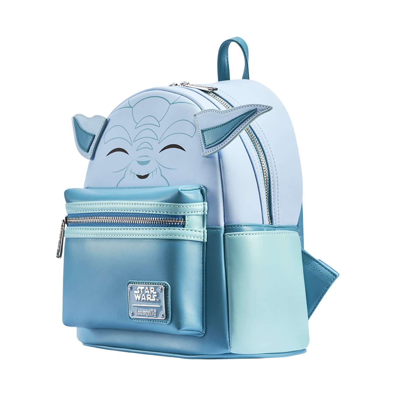 Loungefly Star Wars: Yoda Hologram Backpack, Glow in the Dark (Amazon Exclusive)