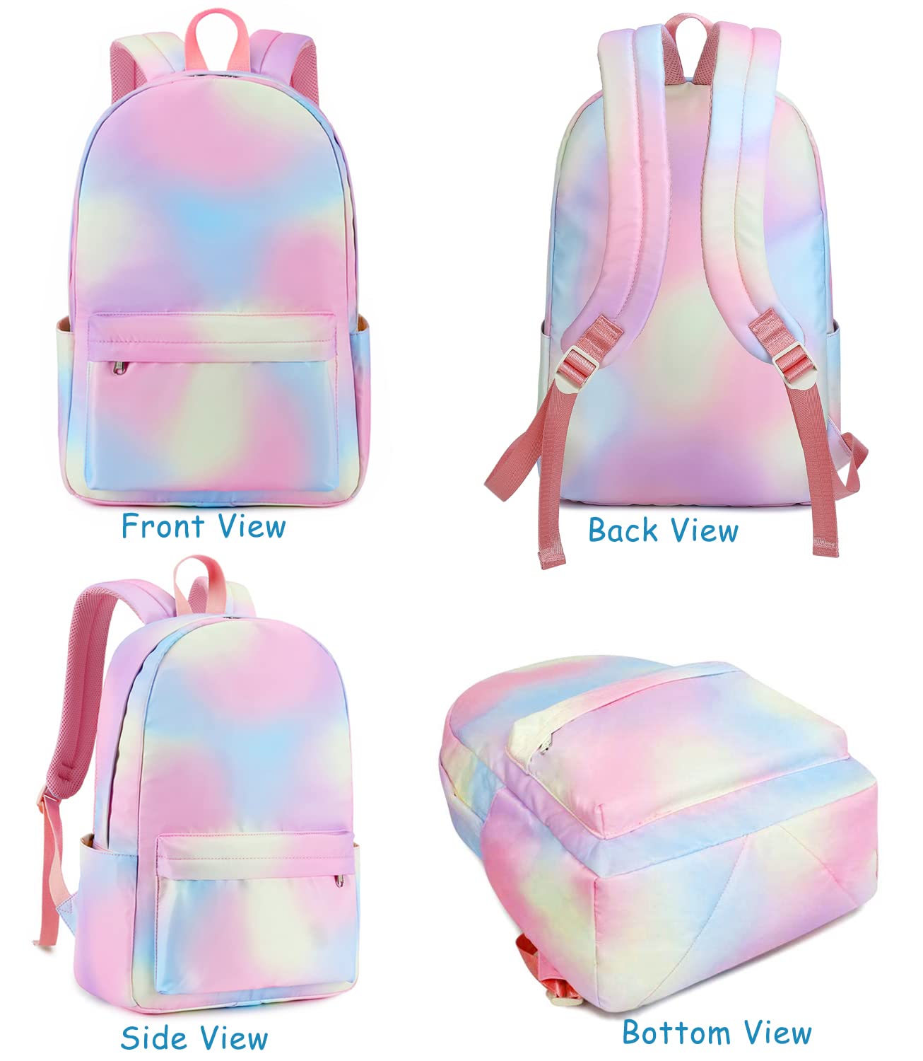 Fitmyfavo Backpack for Girls School Backpack Girls Backpack Middle Elementary School Bookbag for Teen Girls Waterproof Backpack Laptop Backpacks
