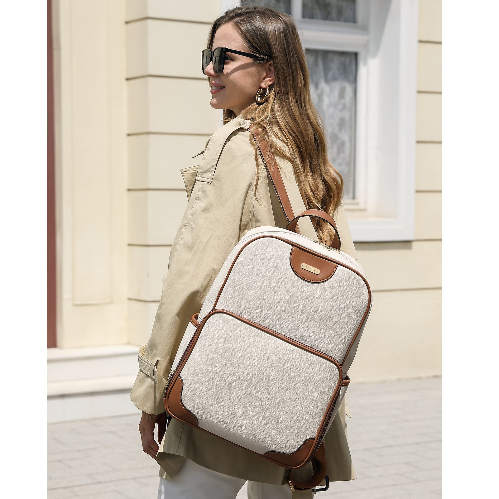 CLUCI Womens Laptop Backpack 15.6 inch Computer Backpack Business Large Travel College Daypack Bag
