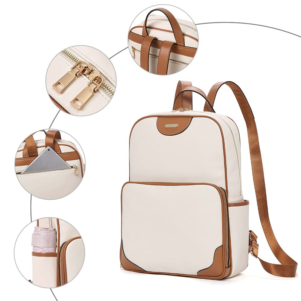 CLUCI Womens Laptop Backpack 15.6 inch Computer Backpack Business Large Travel College Daypack Bag