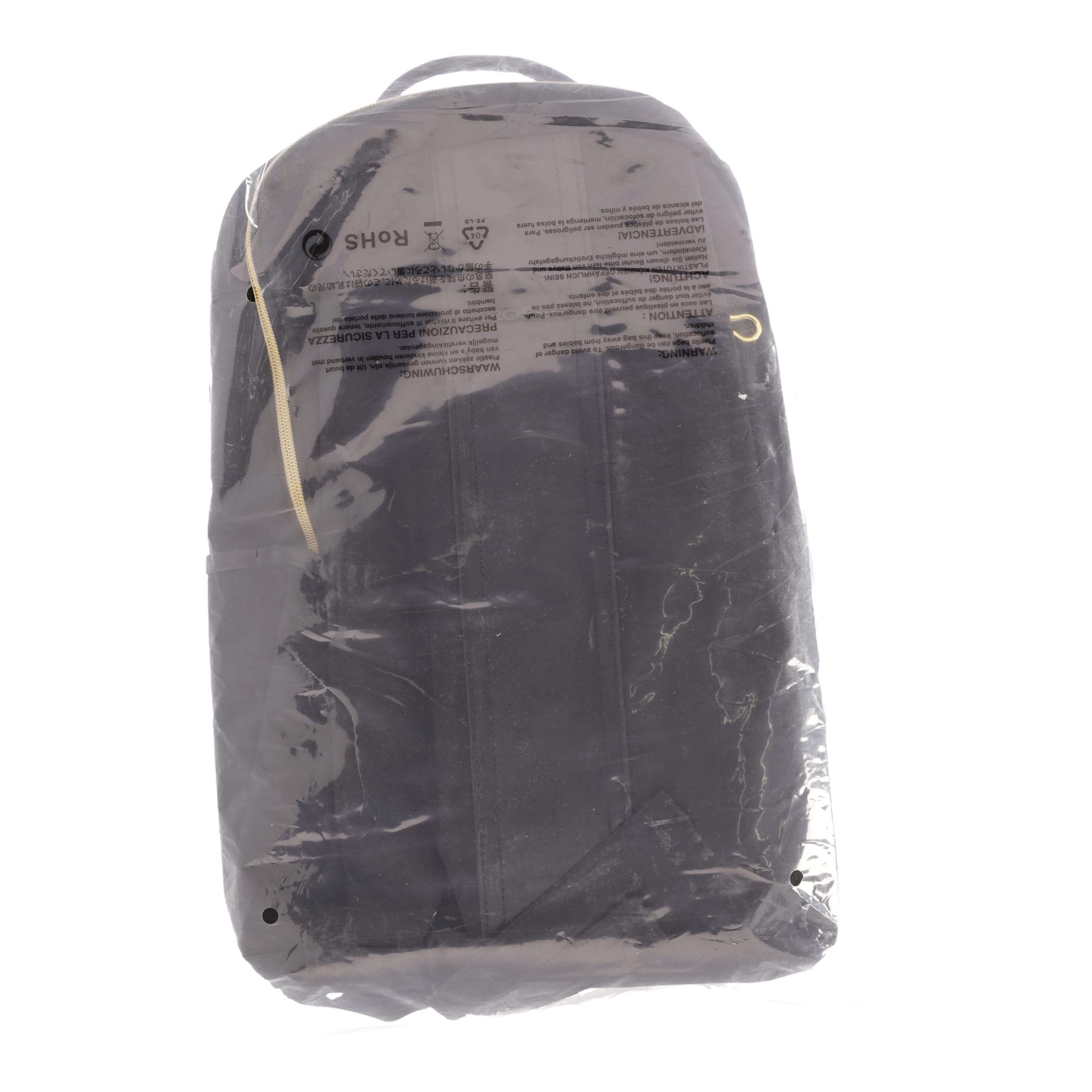 KROSER Laptop Backpack 15.6 Inch Lightweight School Computer Backpack Water-Repellent Nylon Casual Daypack with USB Charging Port for Travel/Business/College/Women/Men-Black