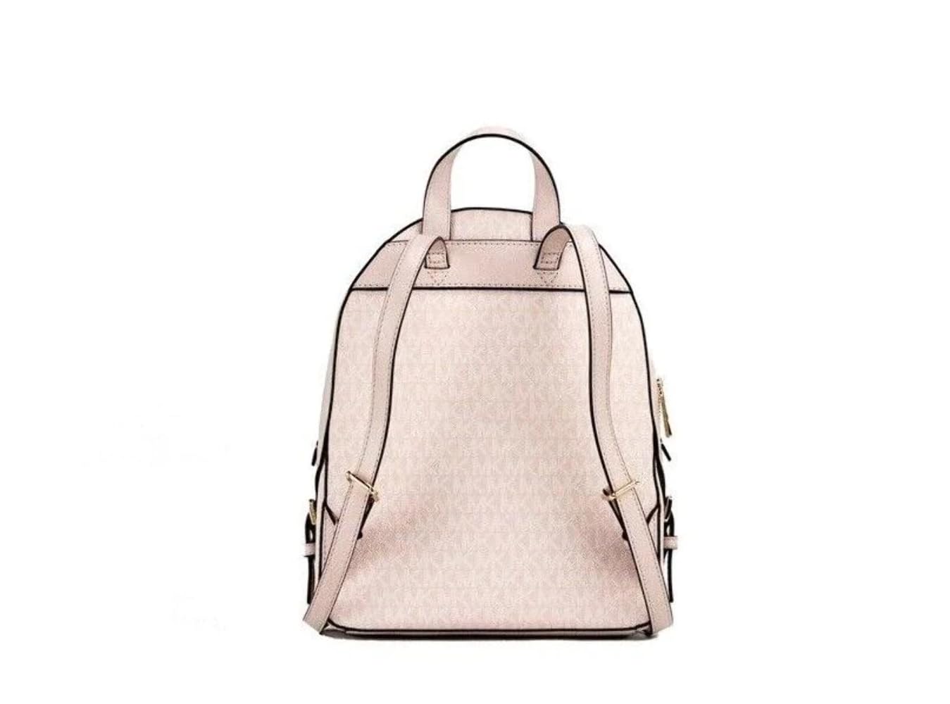 Michael Kors Abbey Jaycee Medium Backpack Light Powder Blush Pink MK Signature