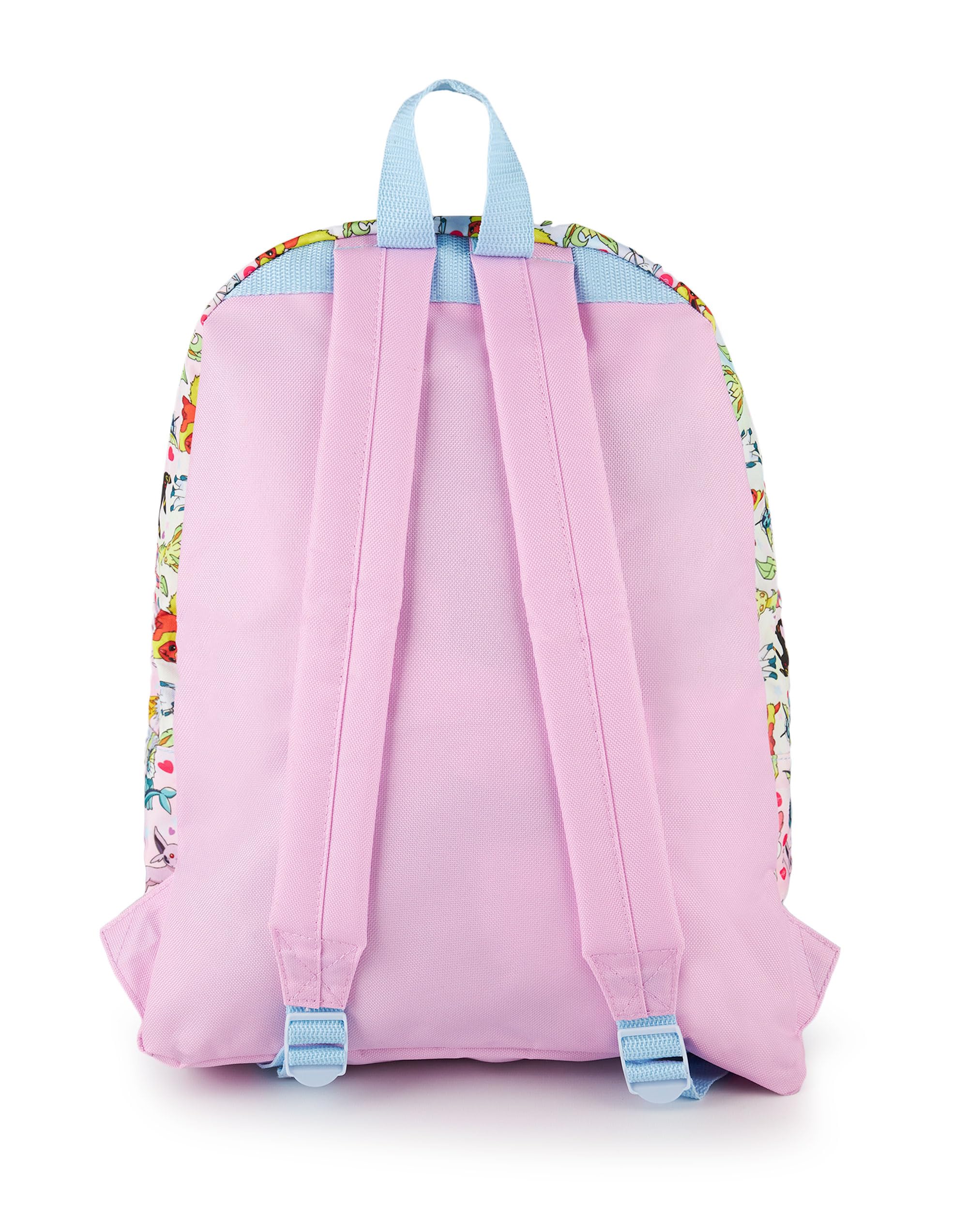 Pokemon Backpack Pikachu Eevee Besties Pink Glitter Bag