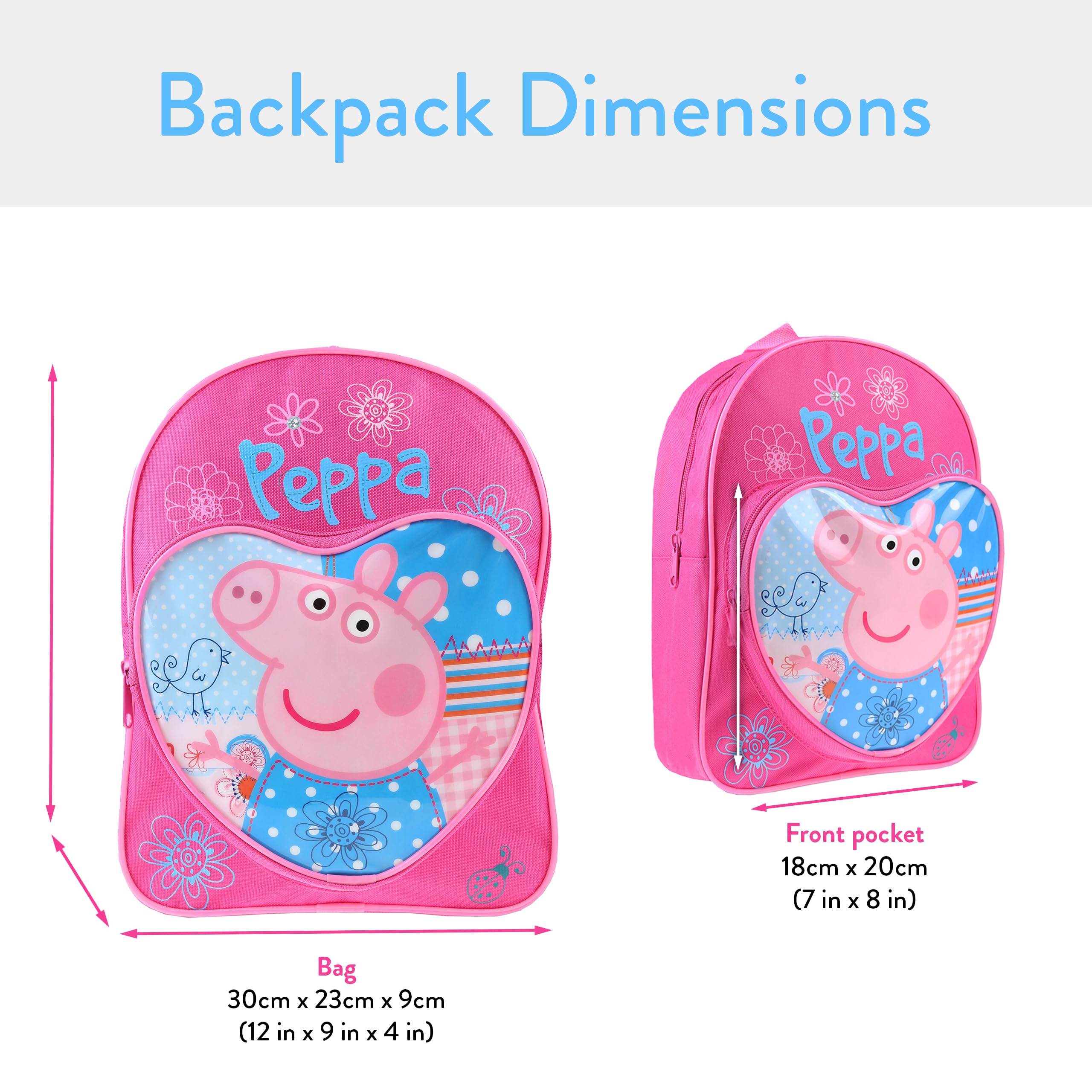 Peppa Pig Girls Peppa Pig Backpack