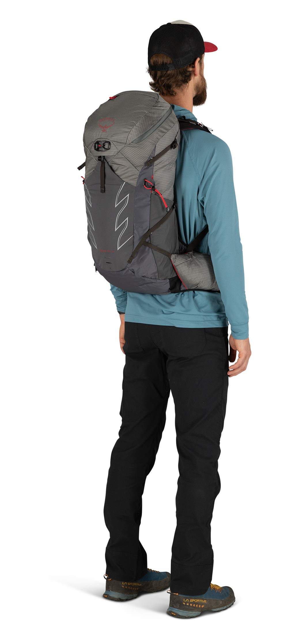 Osprey Talon Pro 30 Men's Hiking Backpack, Carbon, Large/X-Large