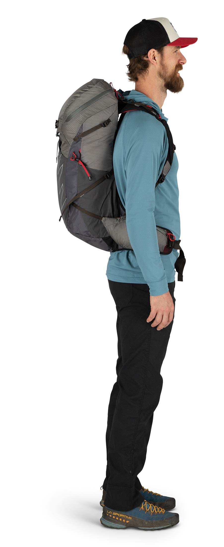 Osprey Talon Pro 30 Men's Hiking Backpack, Carbon, Large/X-Large