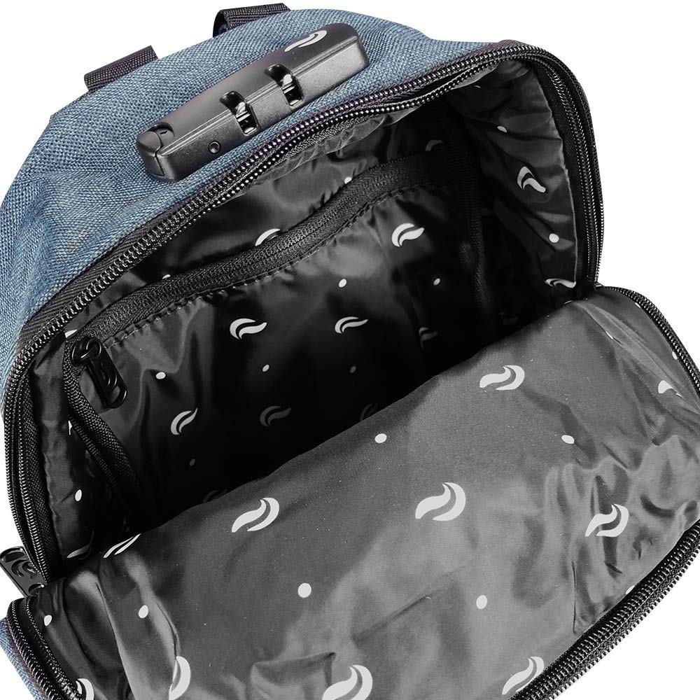 Skunk Mini Backpack- Smell Proof (Black)