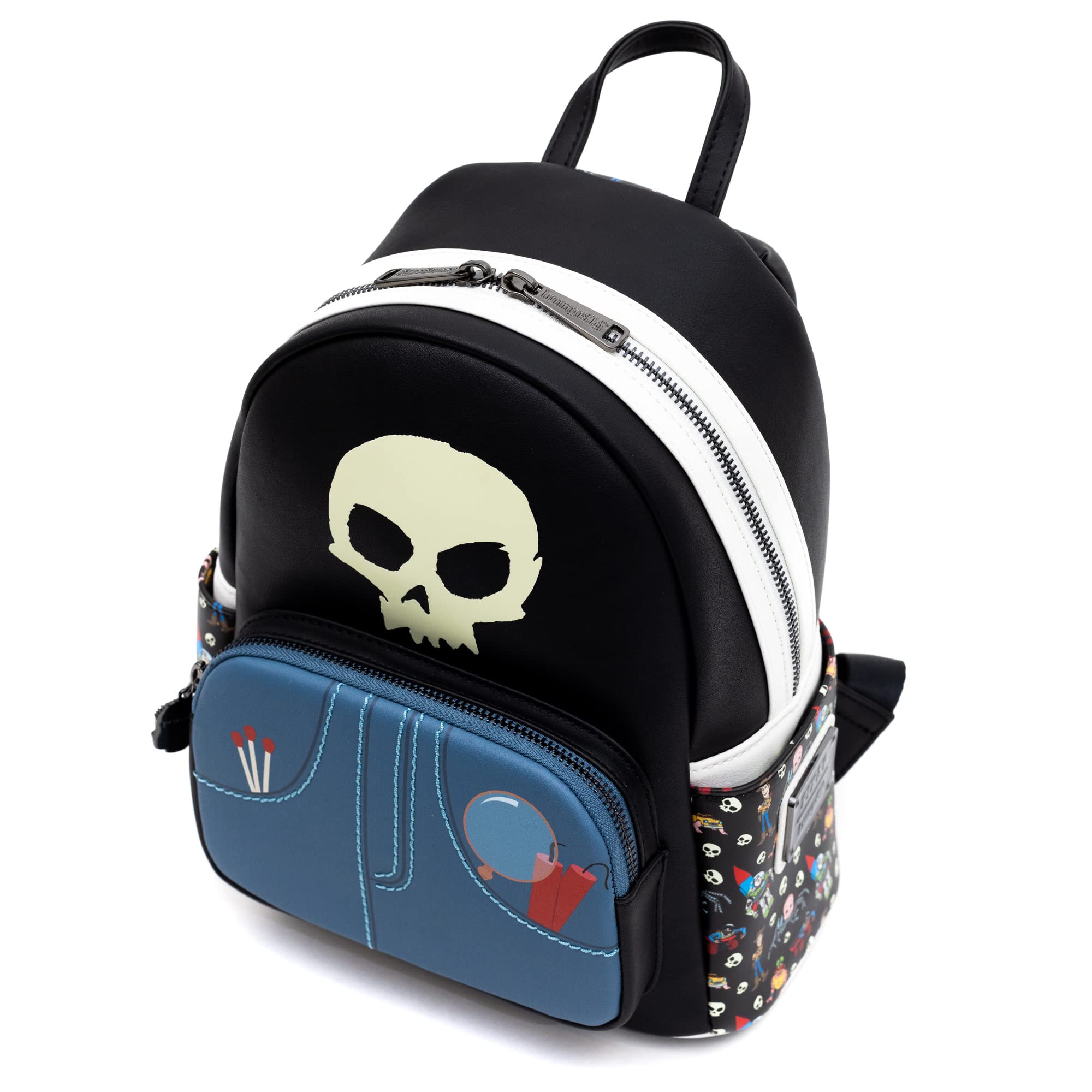 Loungefly Disney Pixar Mini Backpack, Toy Story Sid Cosplay, Woody Buzz Lightyear Villain