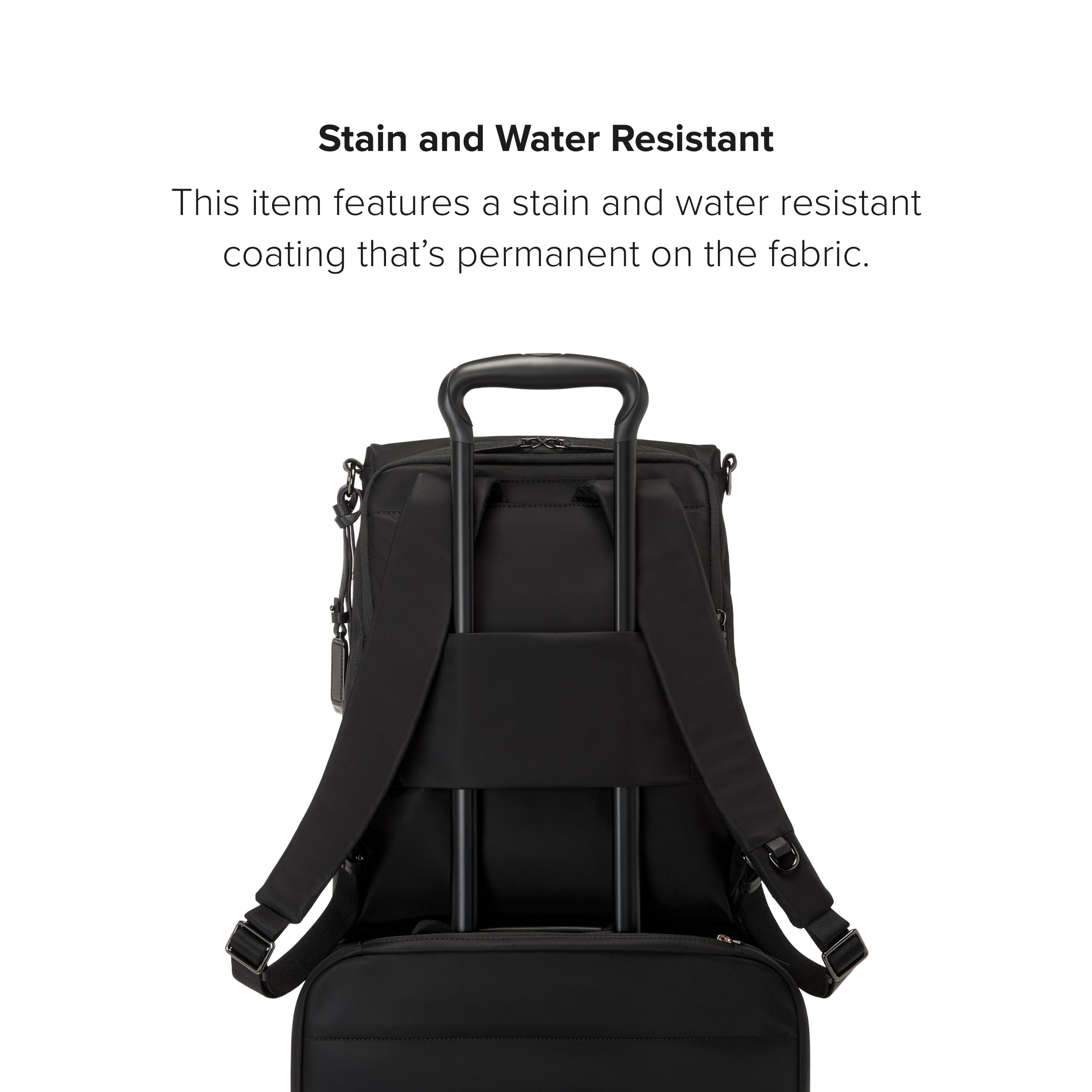 TUMI Voyageur Leigh Backpack/Tote - Black/Gunmetal