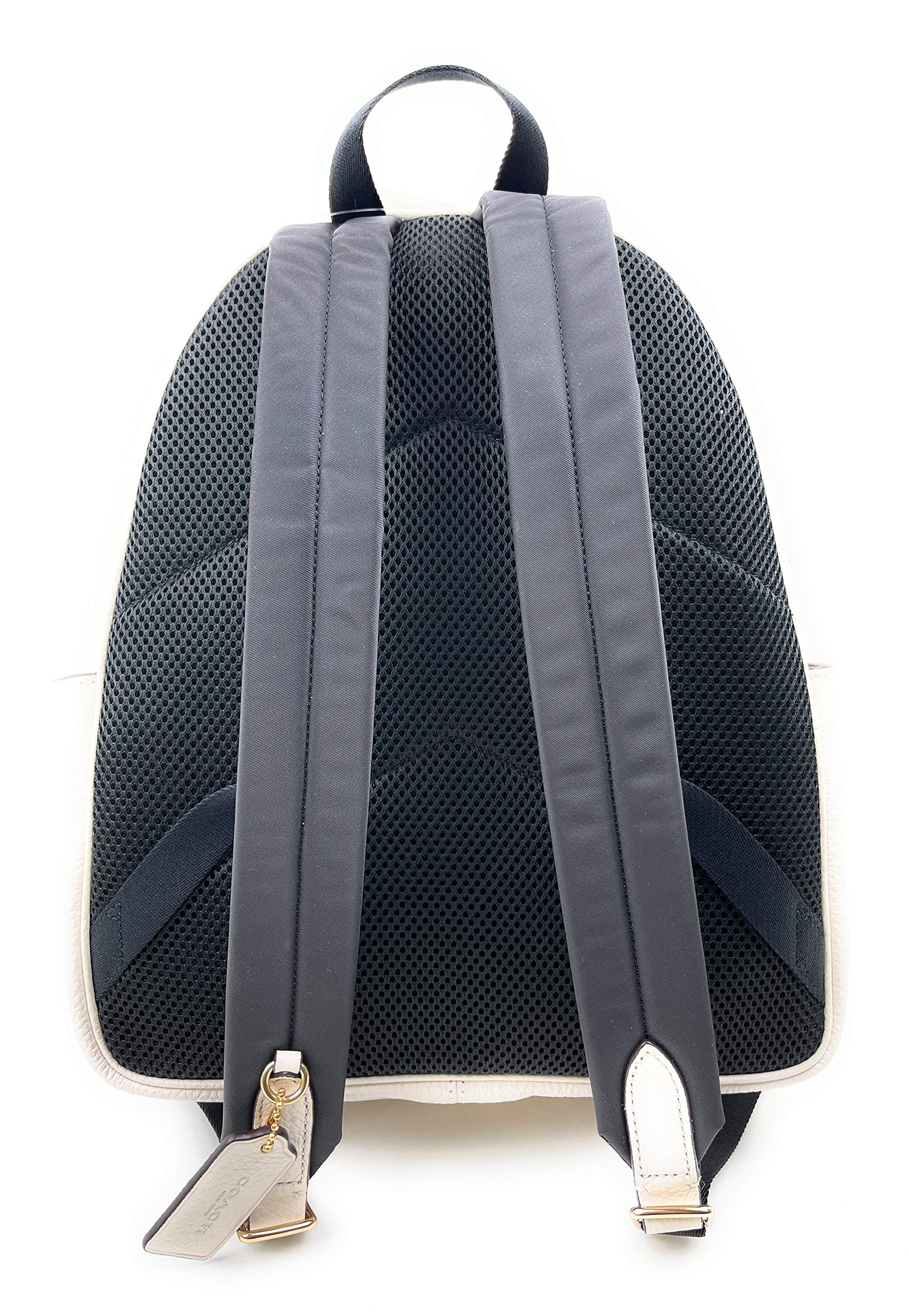 Coach Women's Court Backpack In Soft Pebbled Leather (IM/Chalk)