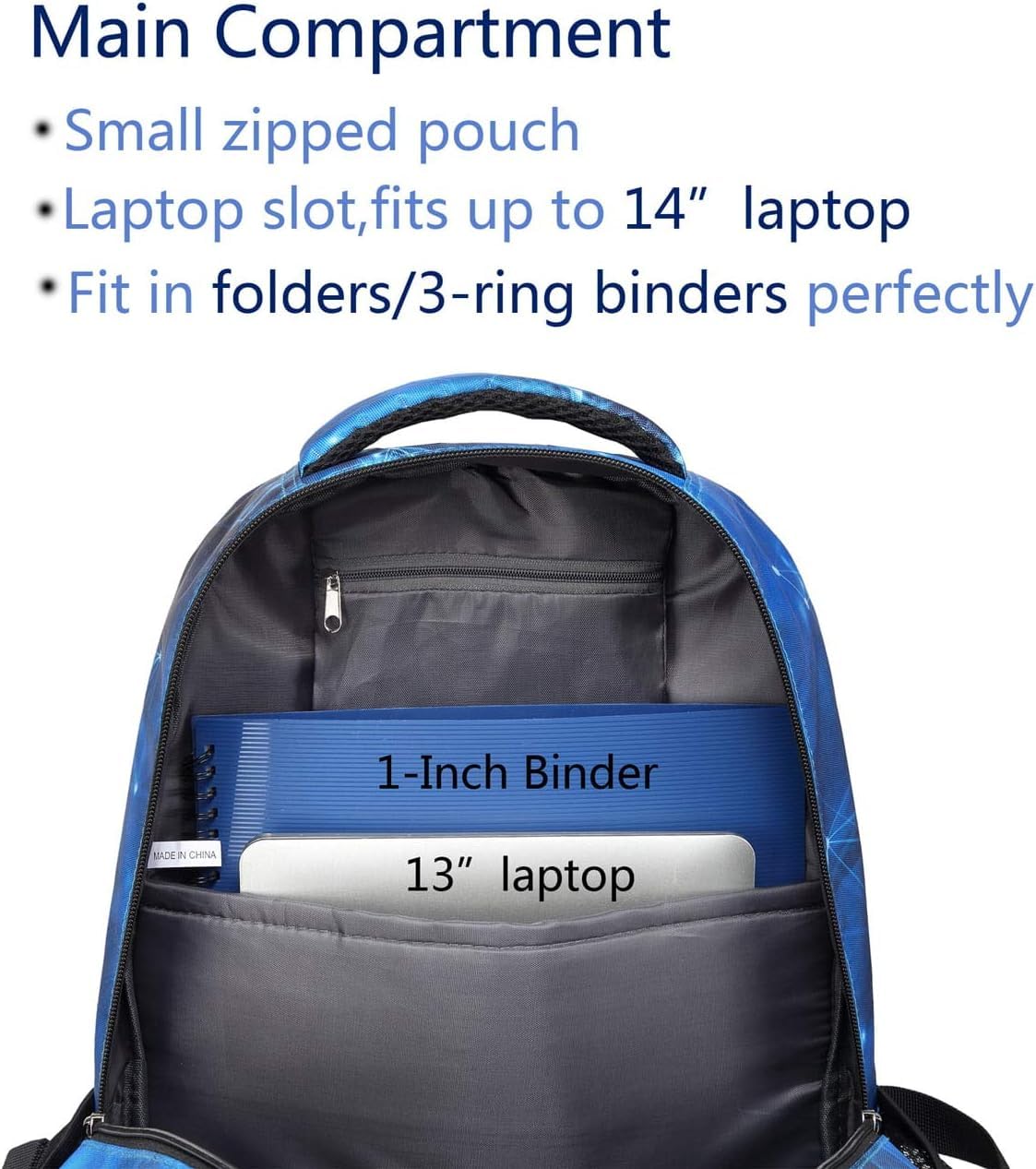 BLUEFAIRY Boys Backpack for Kids Elementary School Bags Kindergarten Middle School Bookbags Lightweight Durable Girls Gift (Stars,Blue)