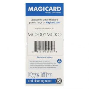 Magicard MC300YMCKO Color Ribbon, for Model 300 Printer - 300 Prints with 100 Quantity Card Imaging Brand CR80 30 Mil PVC Cards