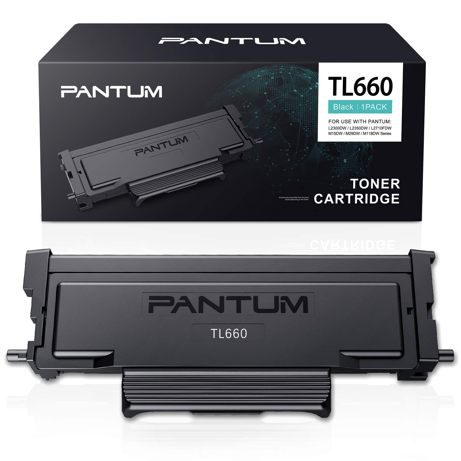 Pantum Original Toner Cartridge TL660 Works L2300DW M7102DW M6802FDW P3012DW P3302DW M6702DW M7102DN M7202FDW M7302FDW Series Laser Printer (1 Pack)