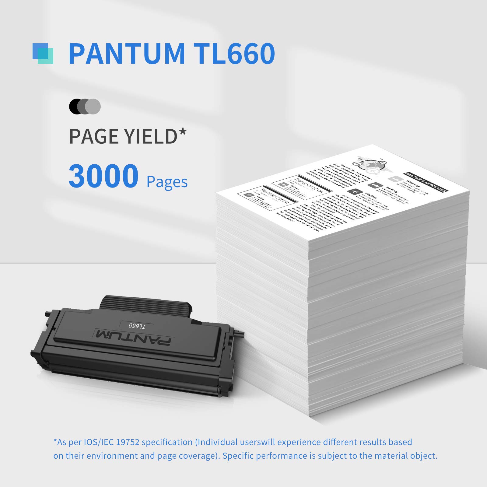 Pantum Original Toner Cartridge TL660 Works L2300DW M7102DW M6802FDW P3012DW P3302DW M6702DW M7102DN M7202FDW M7302FDW Series Laser Printer (1 Pack)