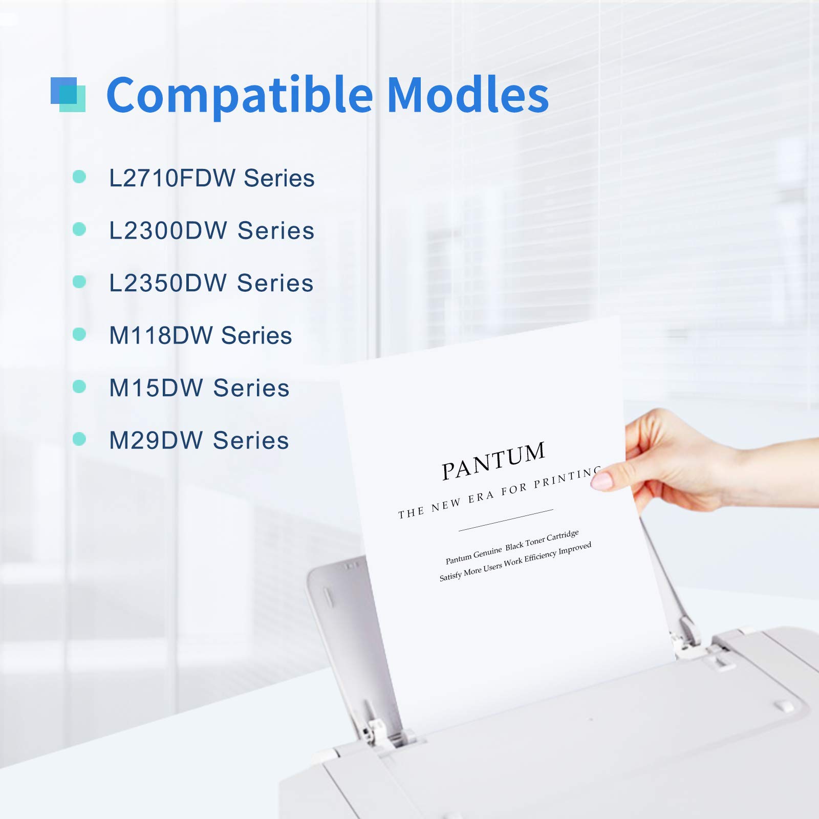 Pantum Original Toner Cartridge TL660 Works L2300DW M7102DW M6802FDW P3012DW P3302DW M6702DW M7102DN M7202FDW M7302FDW Series Laser Printer (1 Pack)